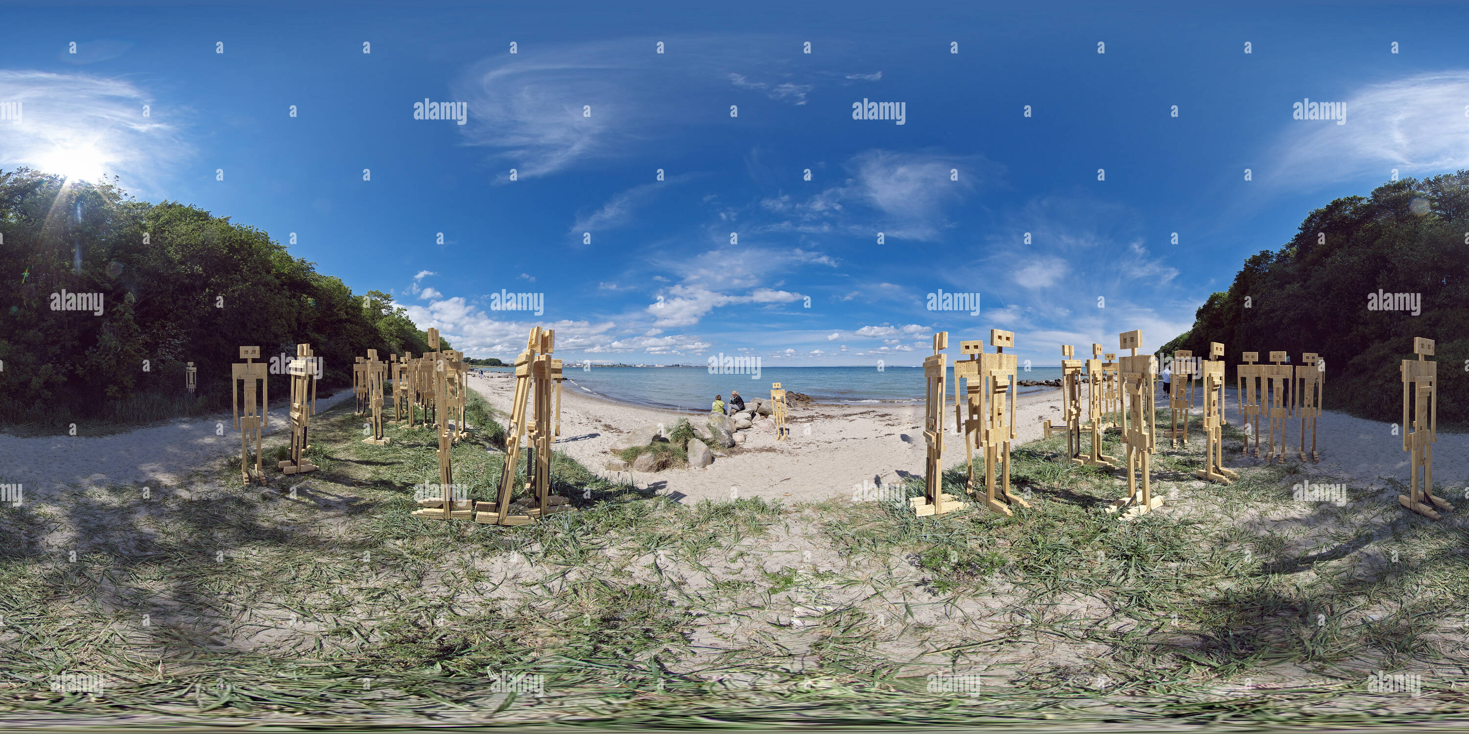 360° view of Sculpture by the Sea - by Jörg-Werner Schmidt - Alamy