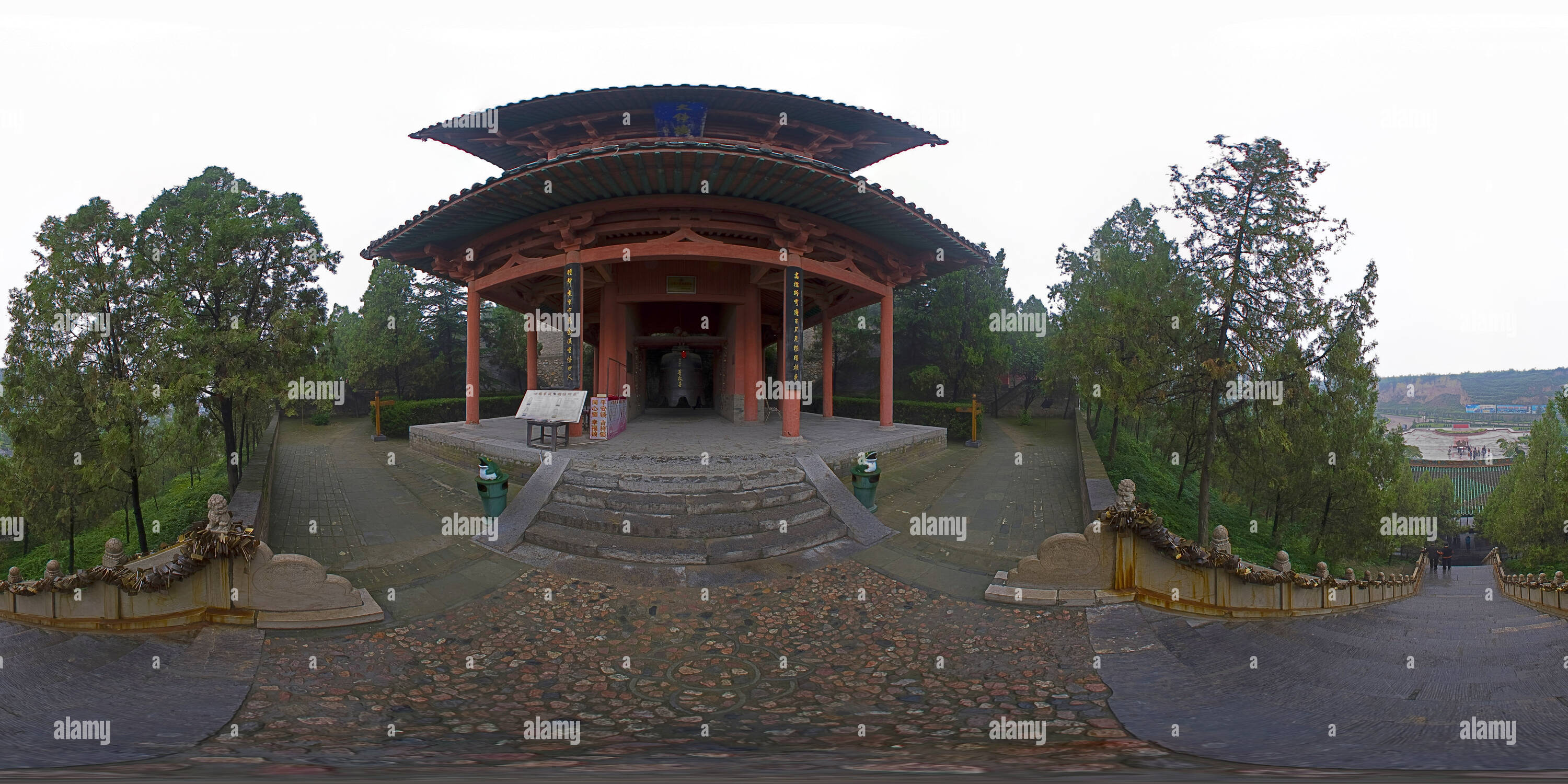 360° view of Universal salvation temple-drumtower - Alamy