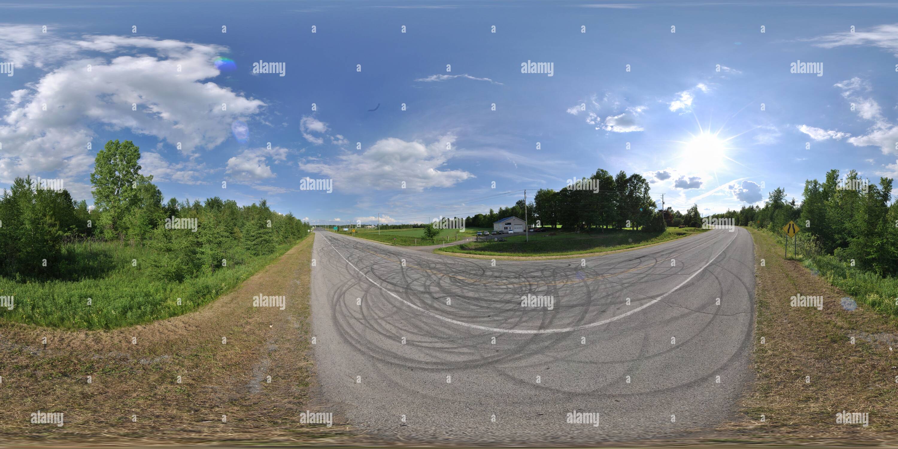 360° view of Hemmingford, Road Drawing 02 - Alamy