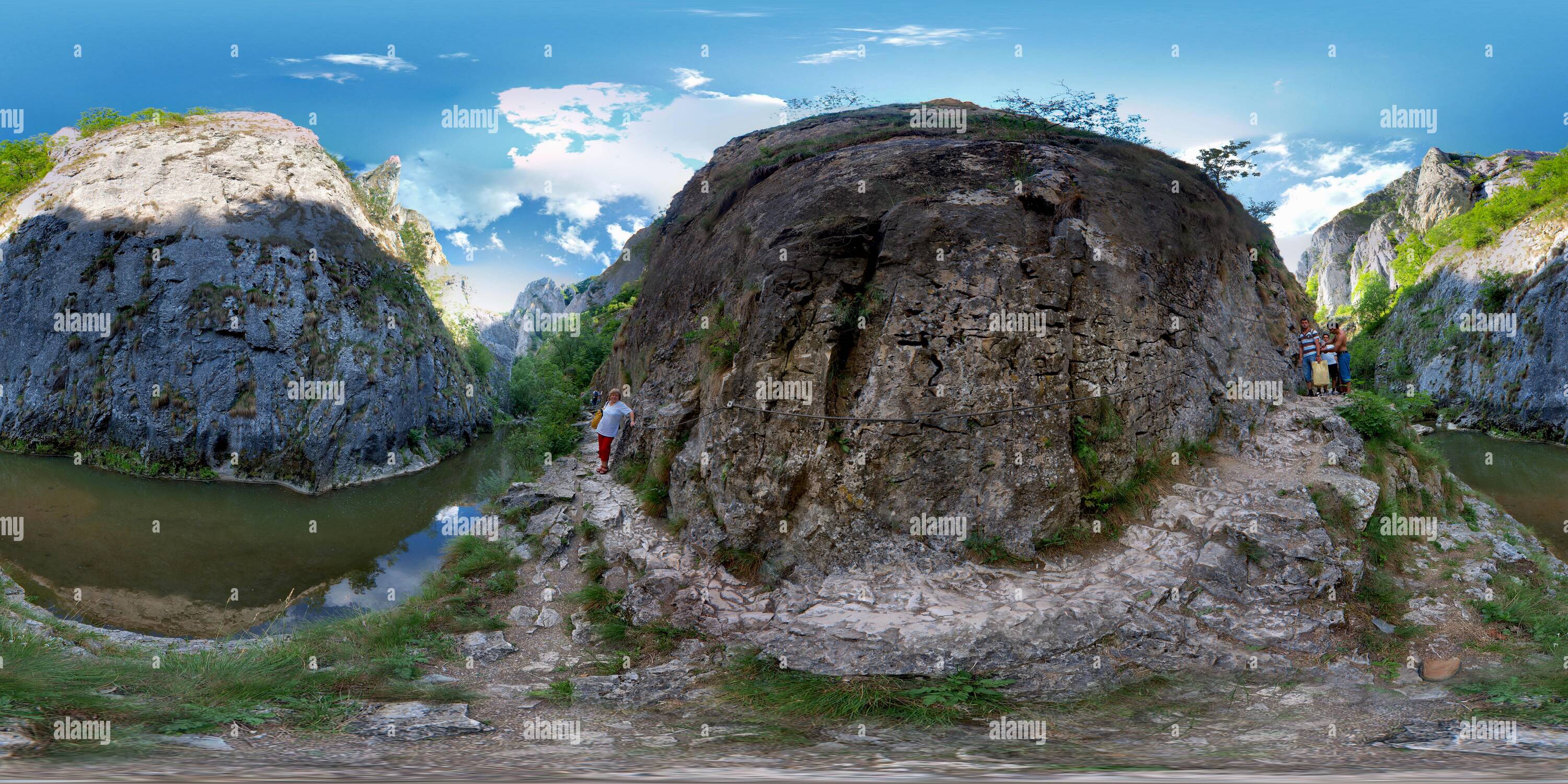 360° view of The Turda Gorge, Romania - Alamy