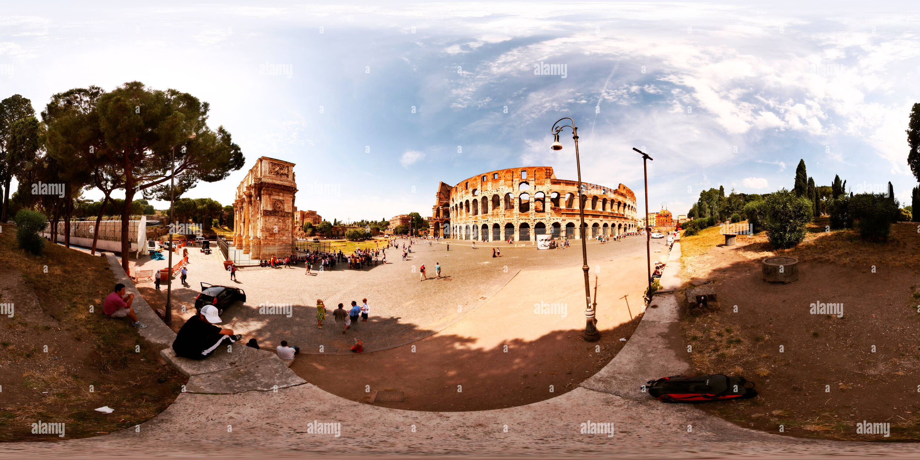 360 panorama rome hi-res stock photography and images - Alamy