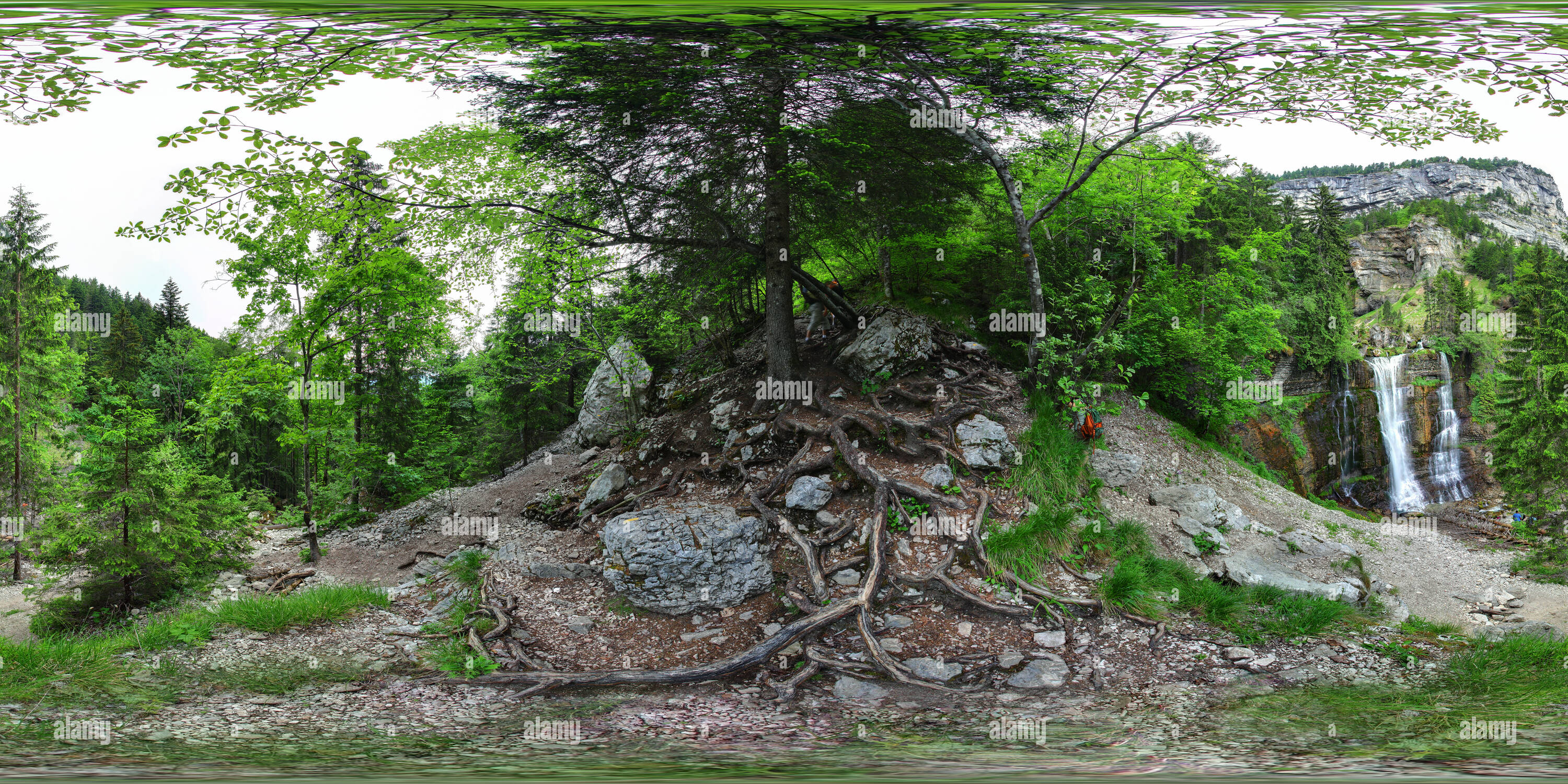360° view of Cirque of Saint Meme - Alamy