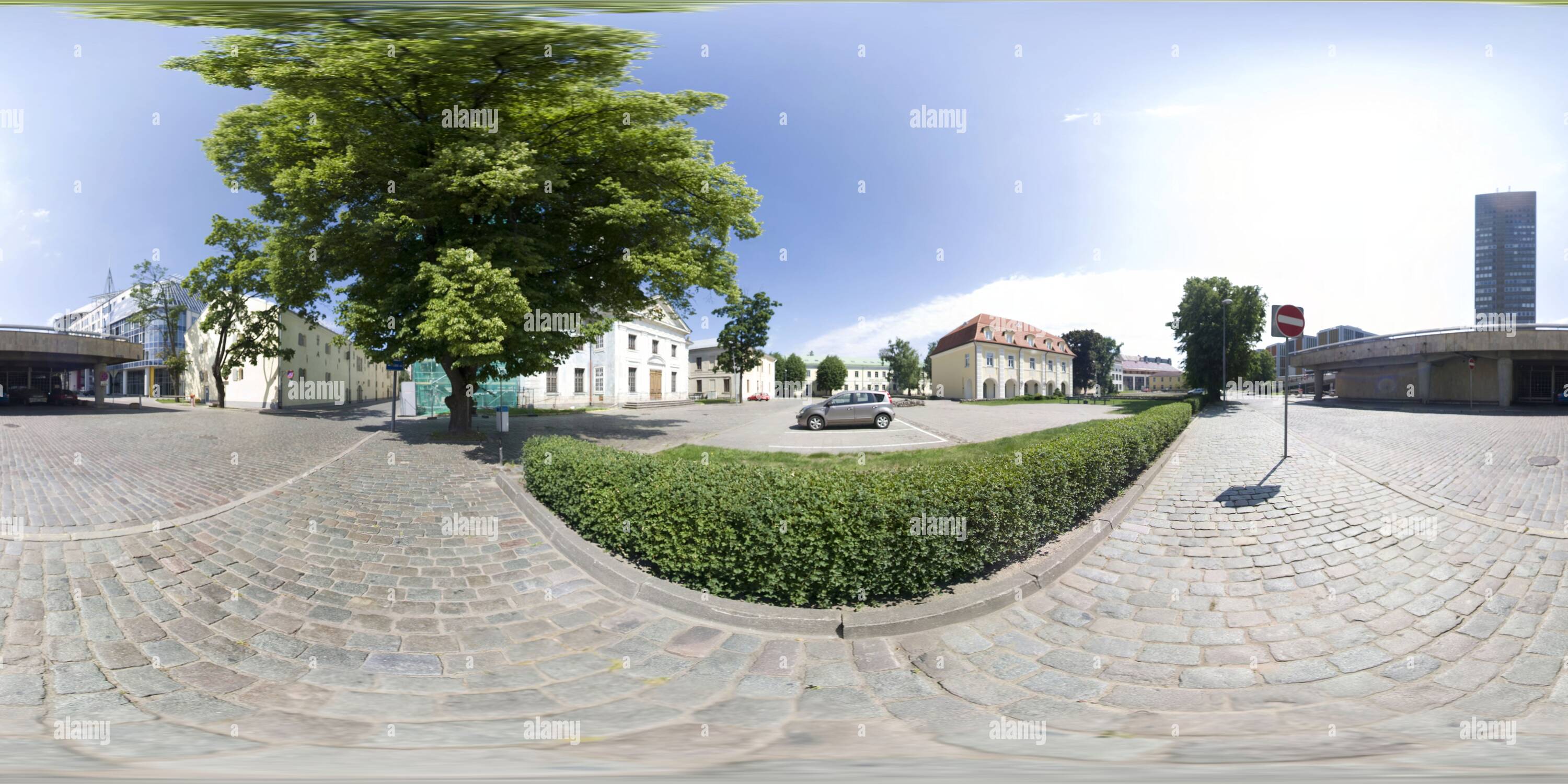 360° view of Citadeles Street (Citadeles iela - Alamy
