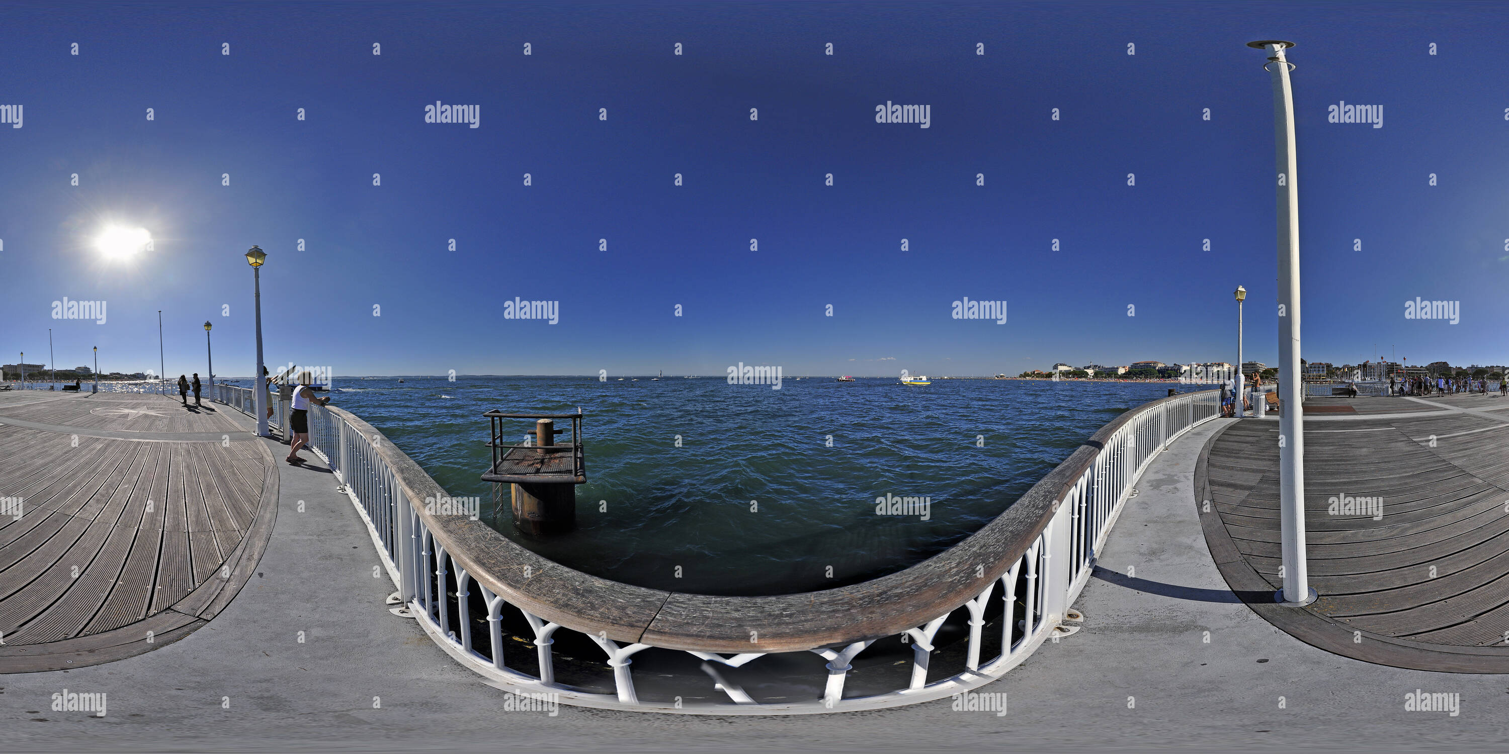360° view of Bay of Arcachon - France - Alamy