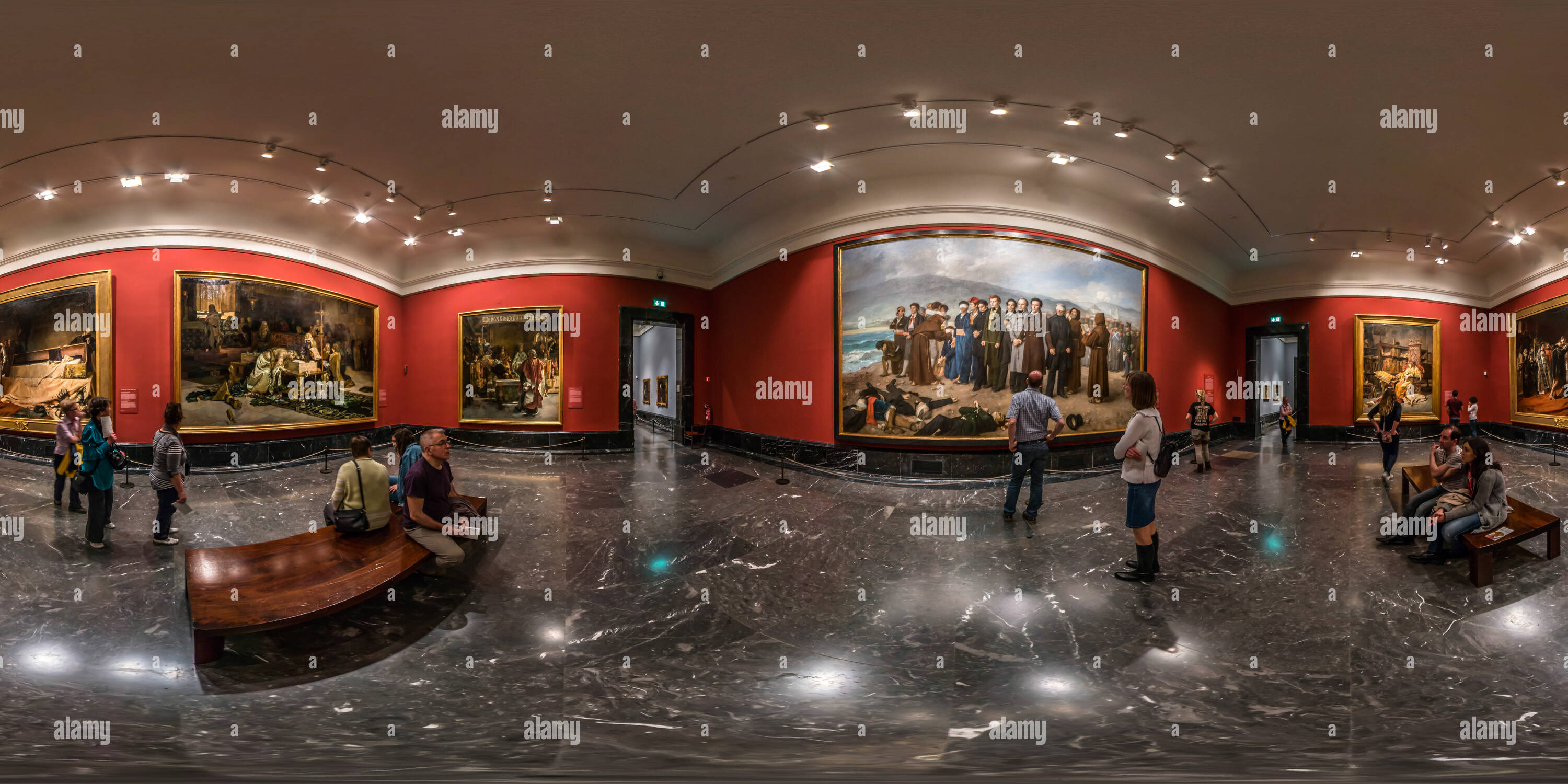 360° view of Museo Nacional del Prado - Alamy