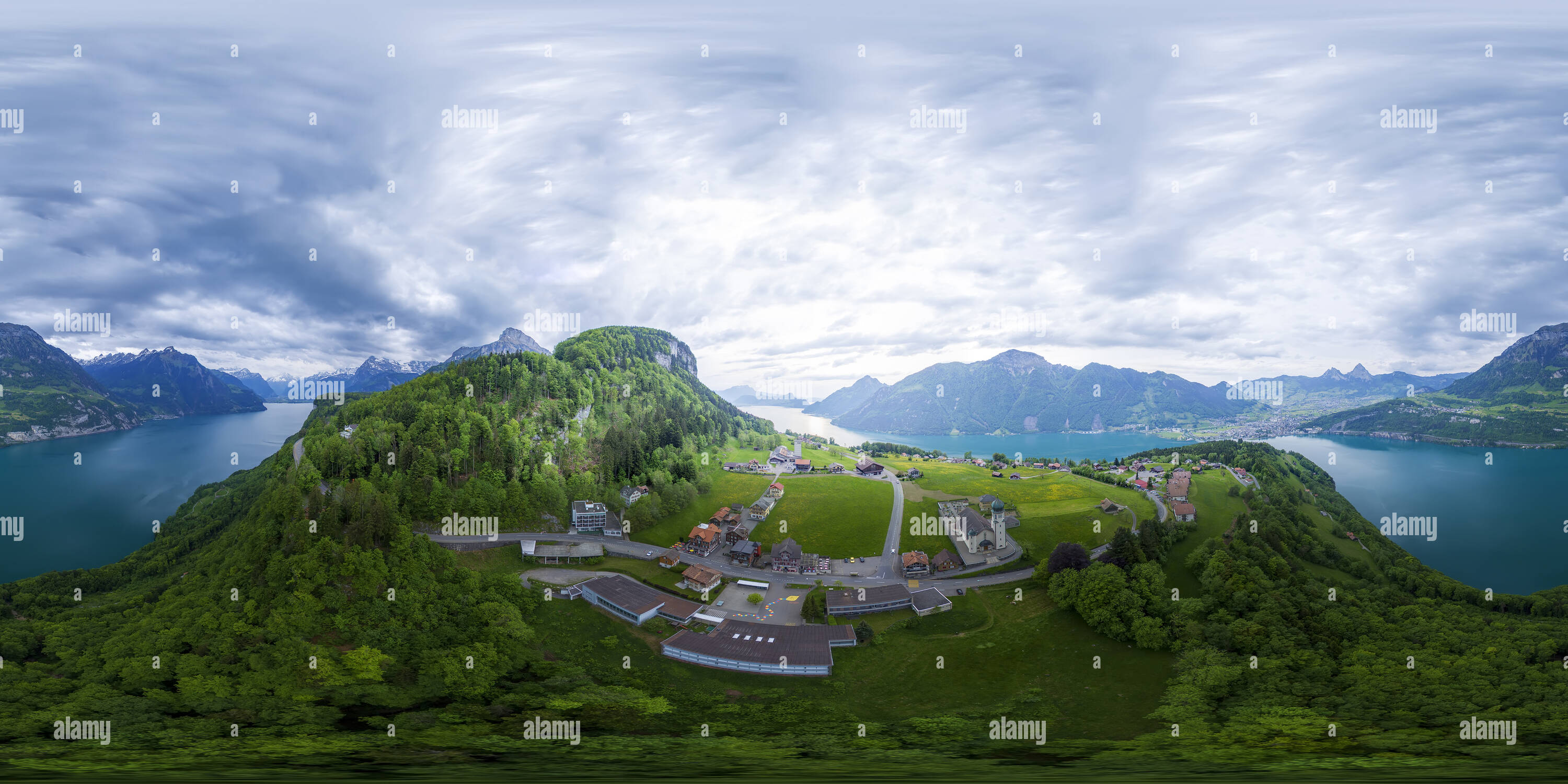 360° view of Aerial view from Seelisberg - Alamy