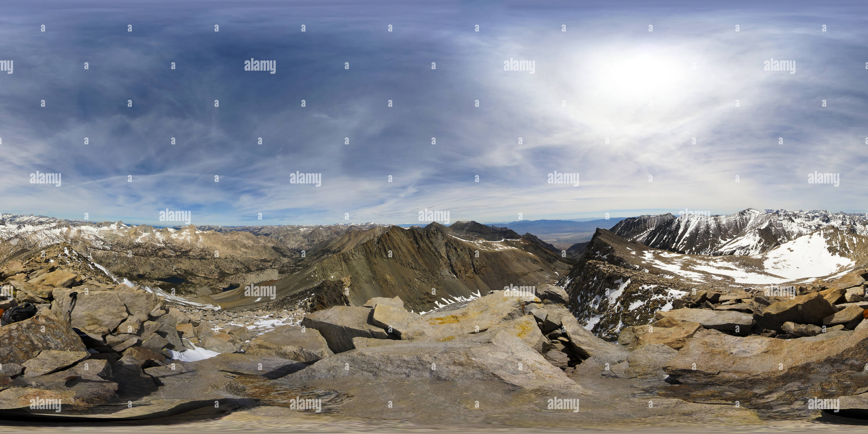 360° view of Diamond Peak Summit - Alamy