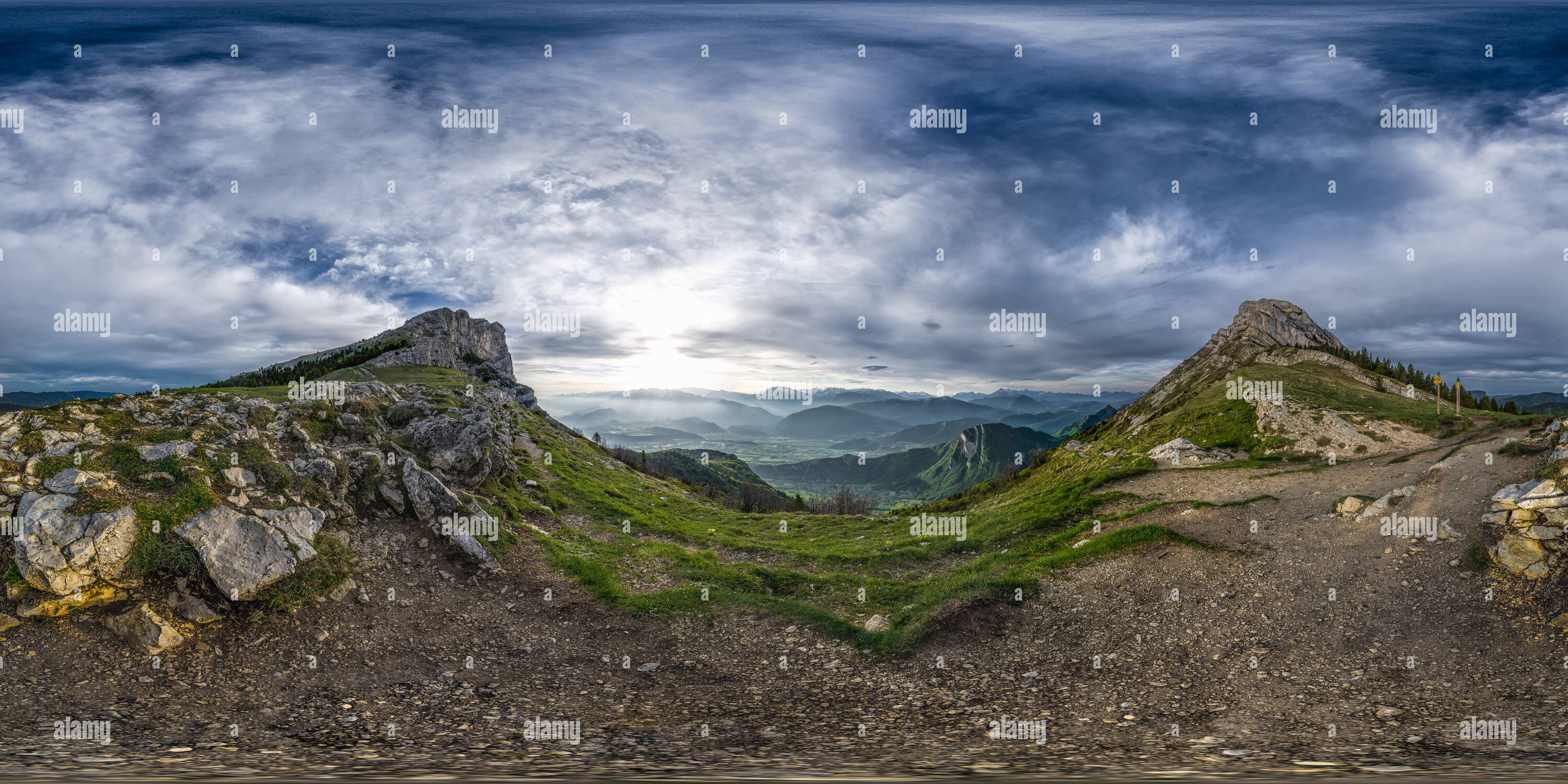 360° view of Col De L Arc Close To Pic St Michel On The Edge Of The ...