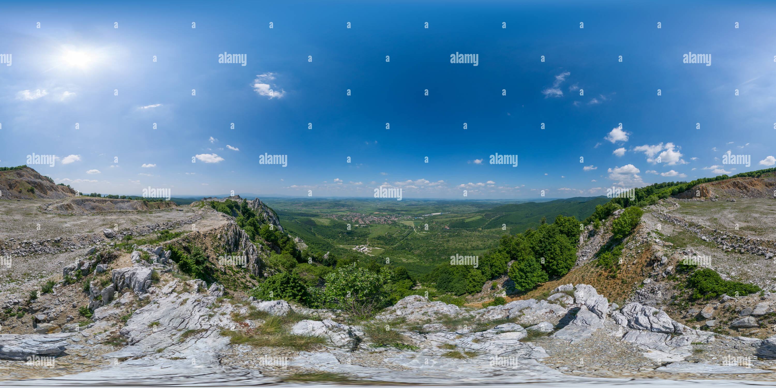 360° view of Rocks of Bel-ko mountain - Alamy