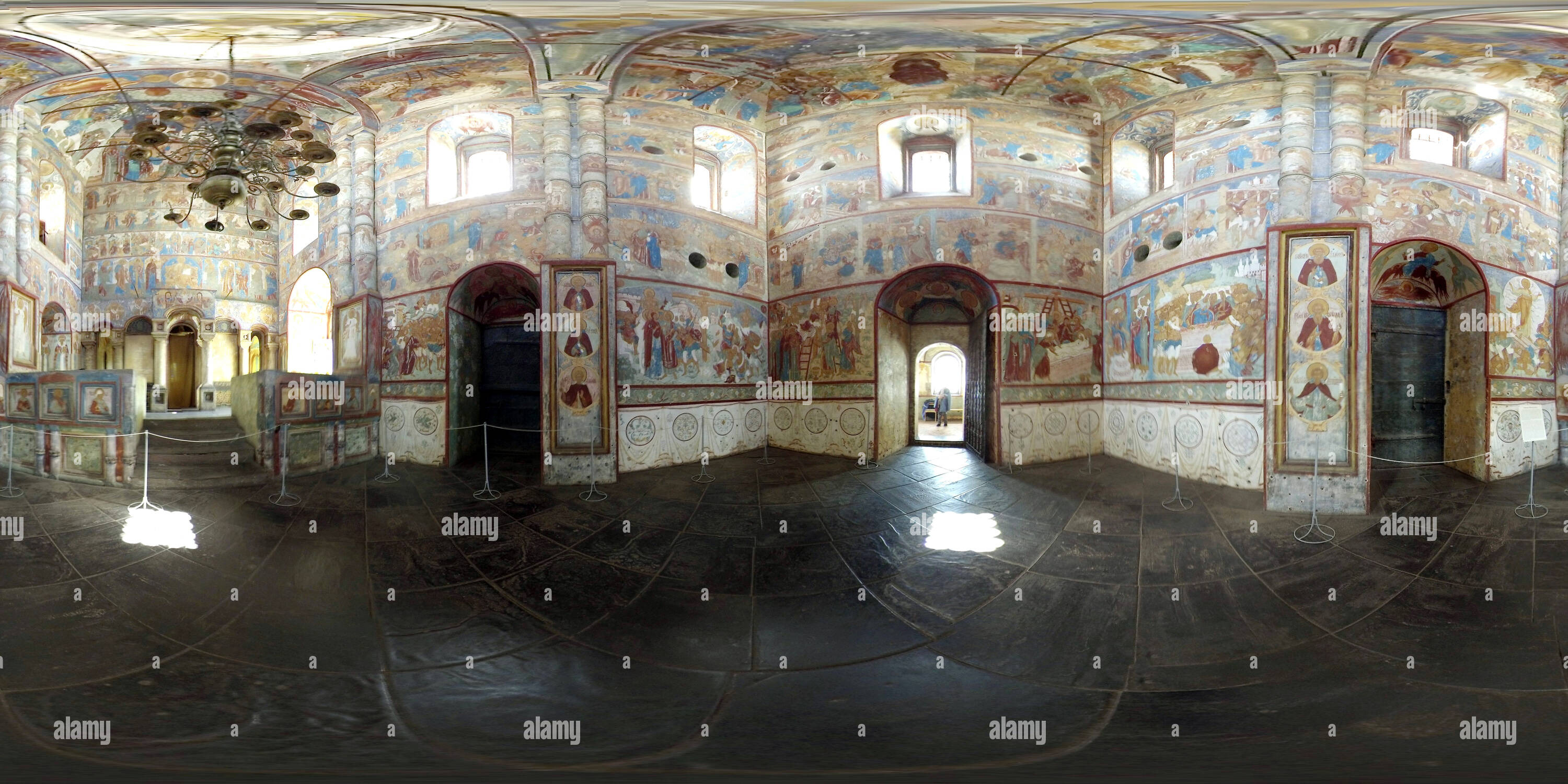 360° view of Church Odigitrii, Rostov Kremlin - Alamy