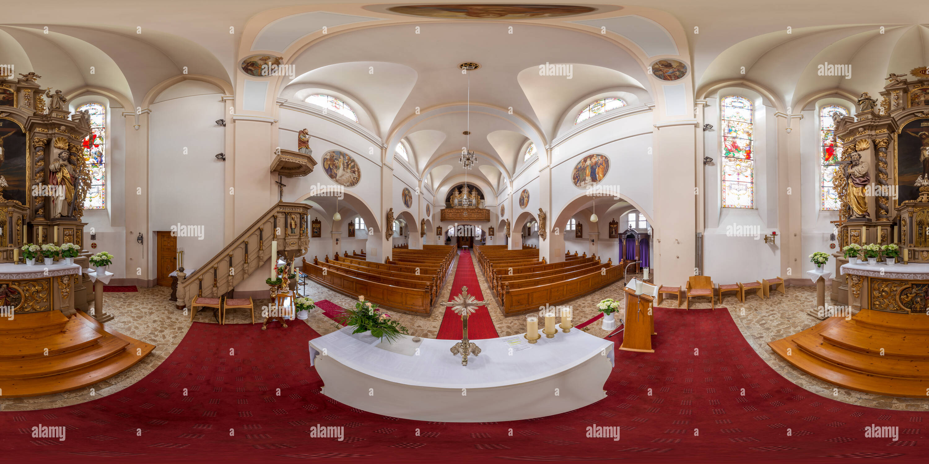 360° view of Kirche - 2 - Schimberg - Ershausen - Alamy