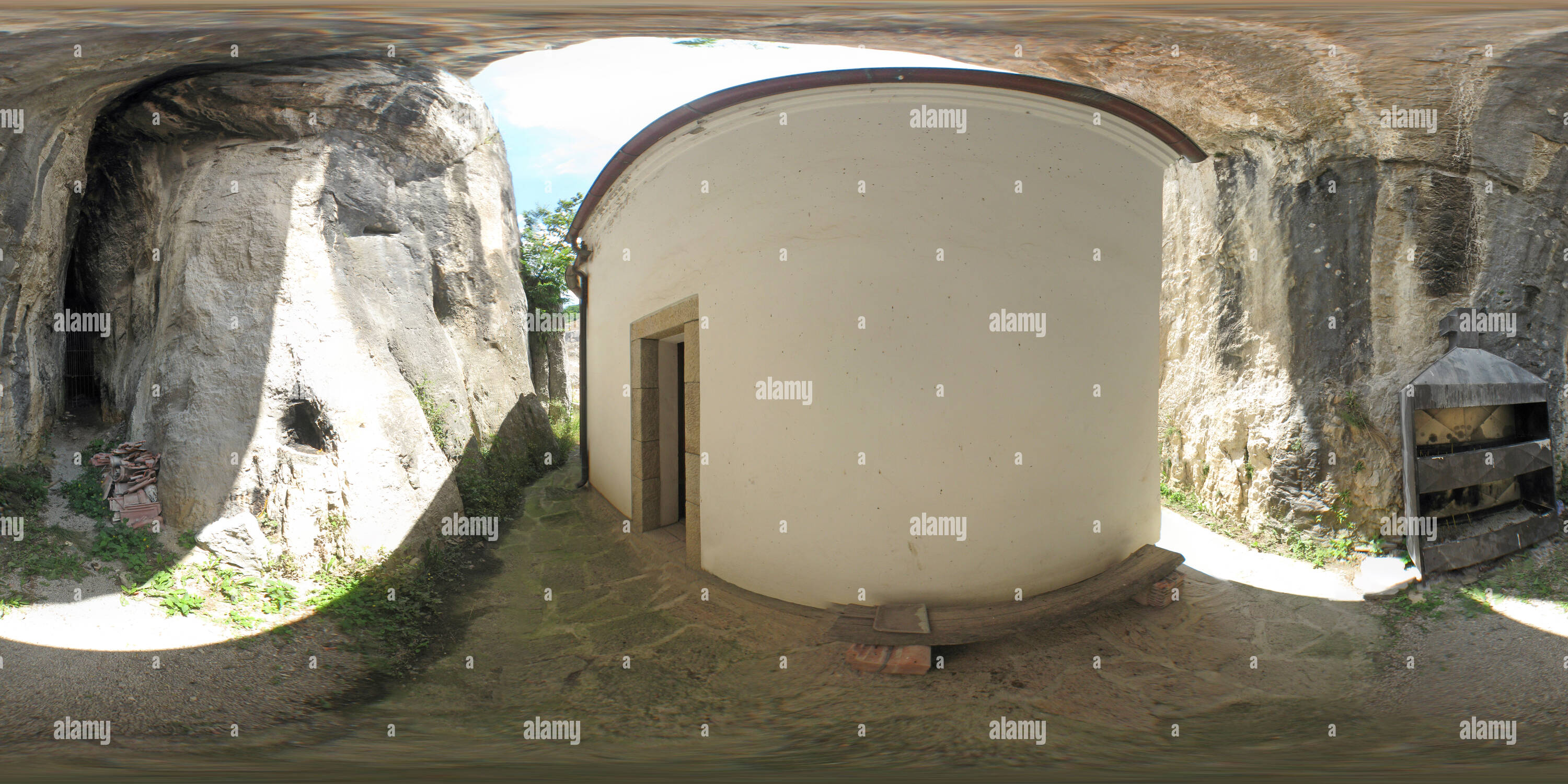 360° view of Ivanjica - Entrance to Hadzi-Prodan's Cave - Alamy
