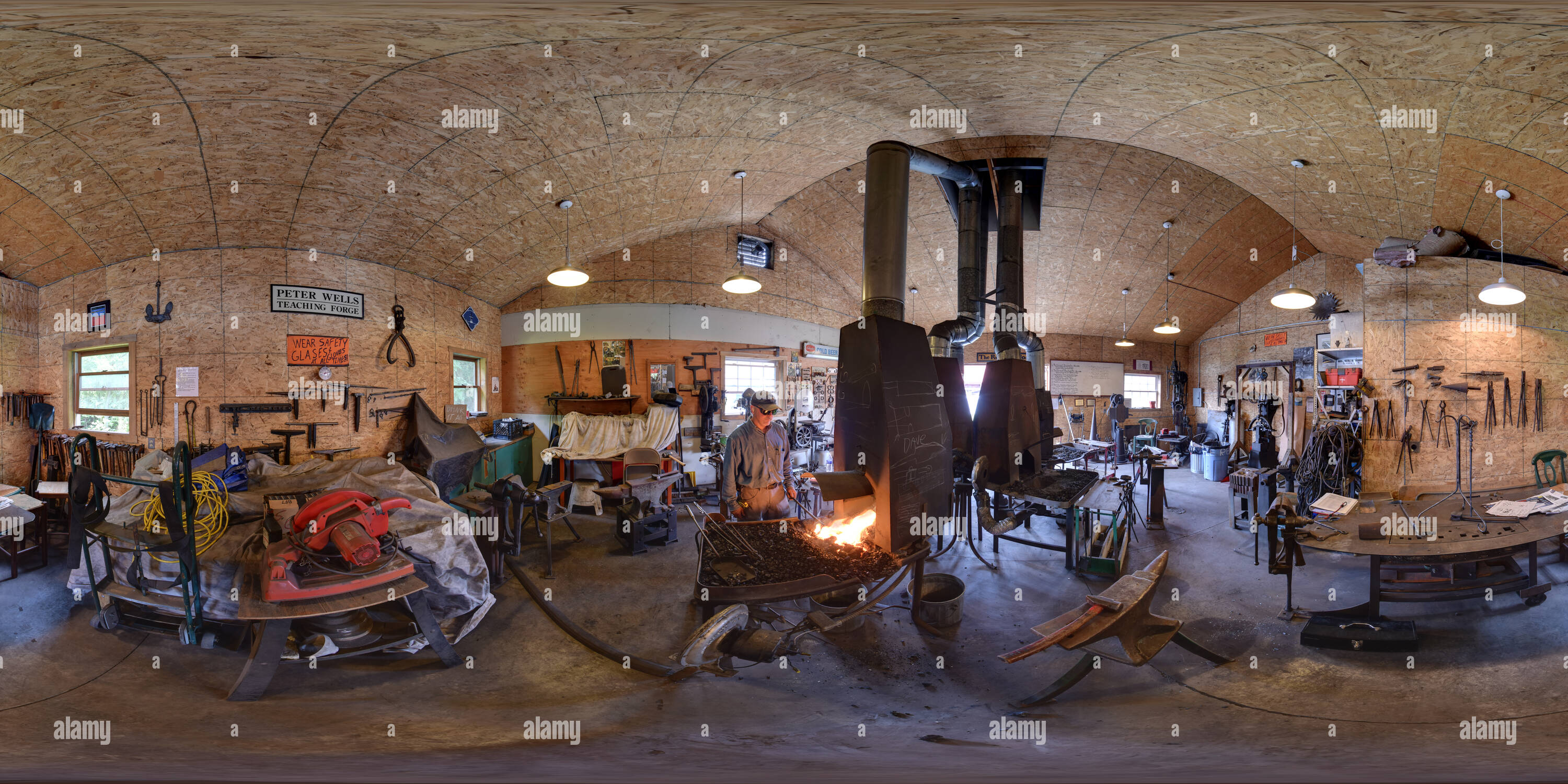 360° view of Blacksmith Arts Center Forge - Lake Champlain Maritime ...