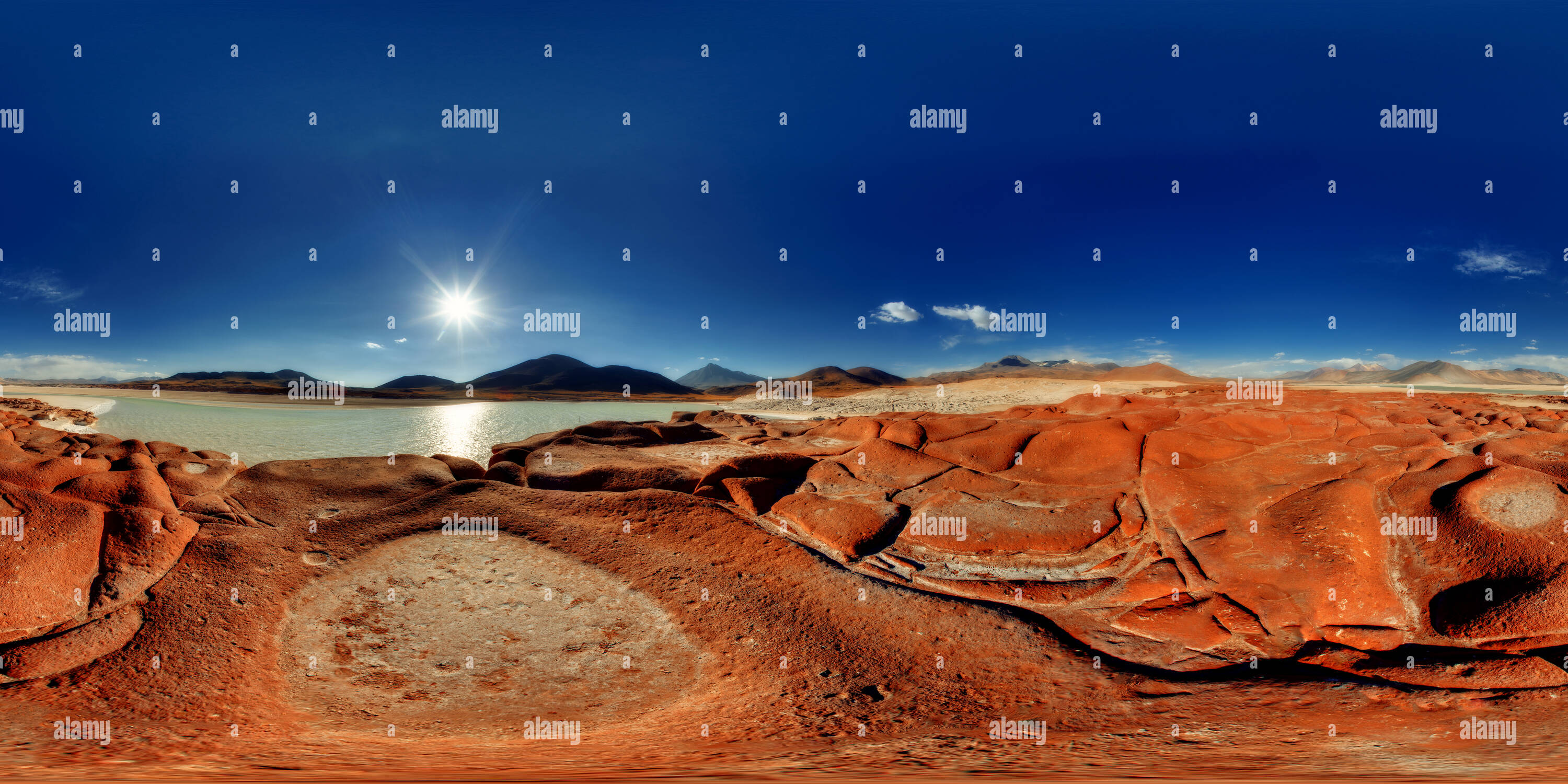 360° view of Atacama desert Highlands - Alamy