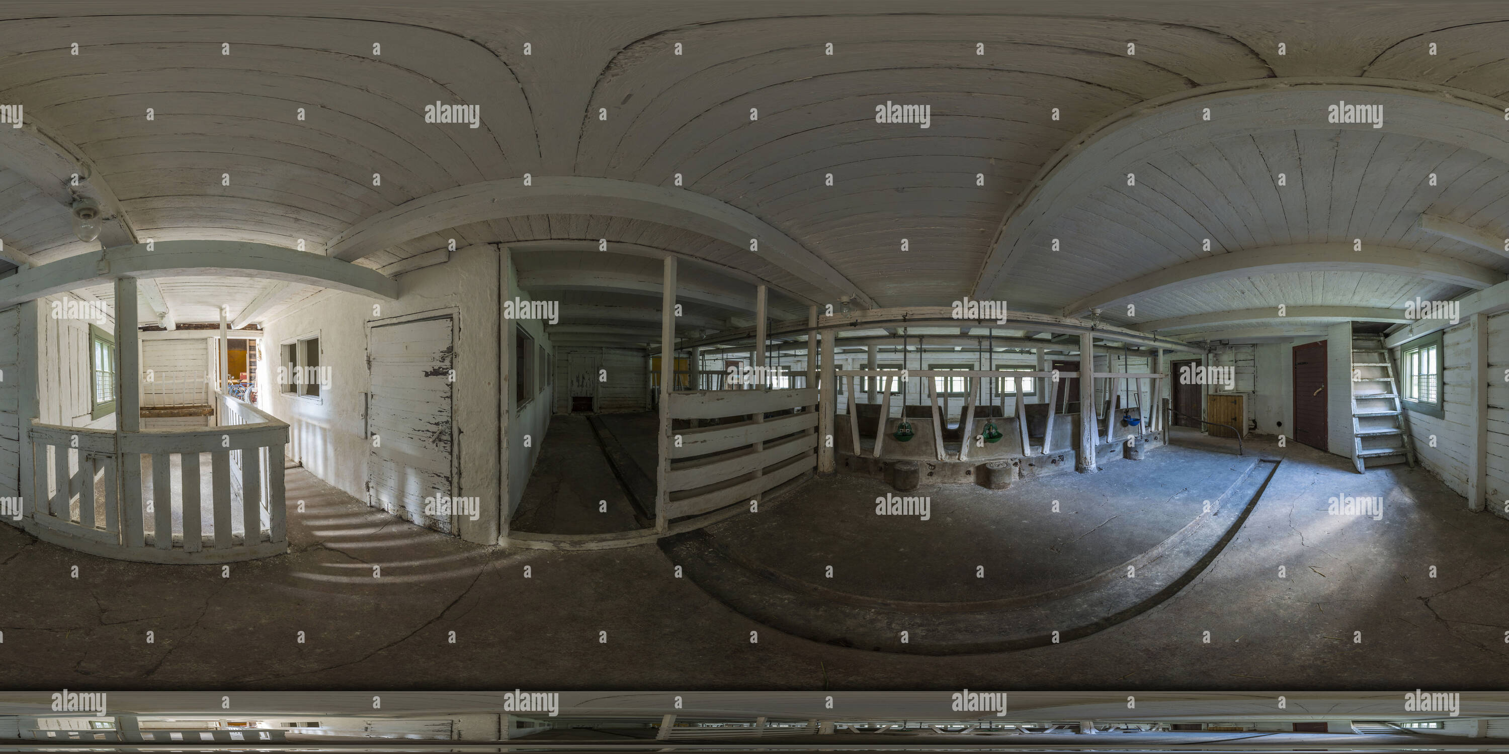 360° view of Kurala Kylämäki Village, Barn2 - Alamy