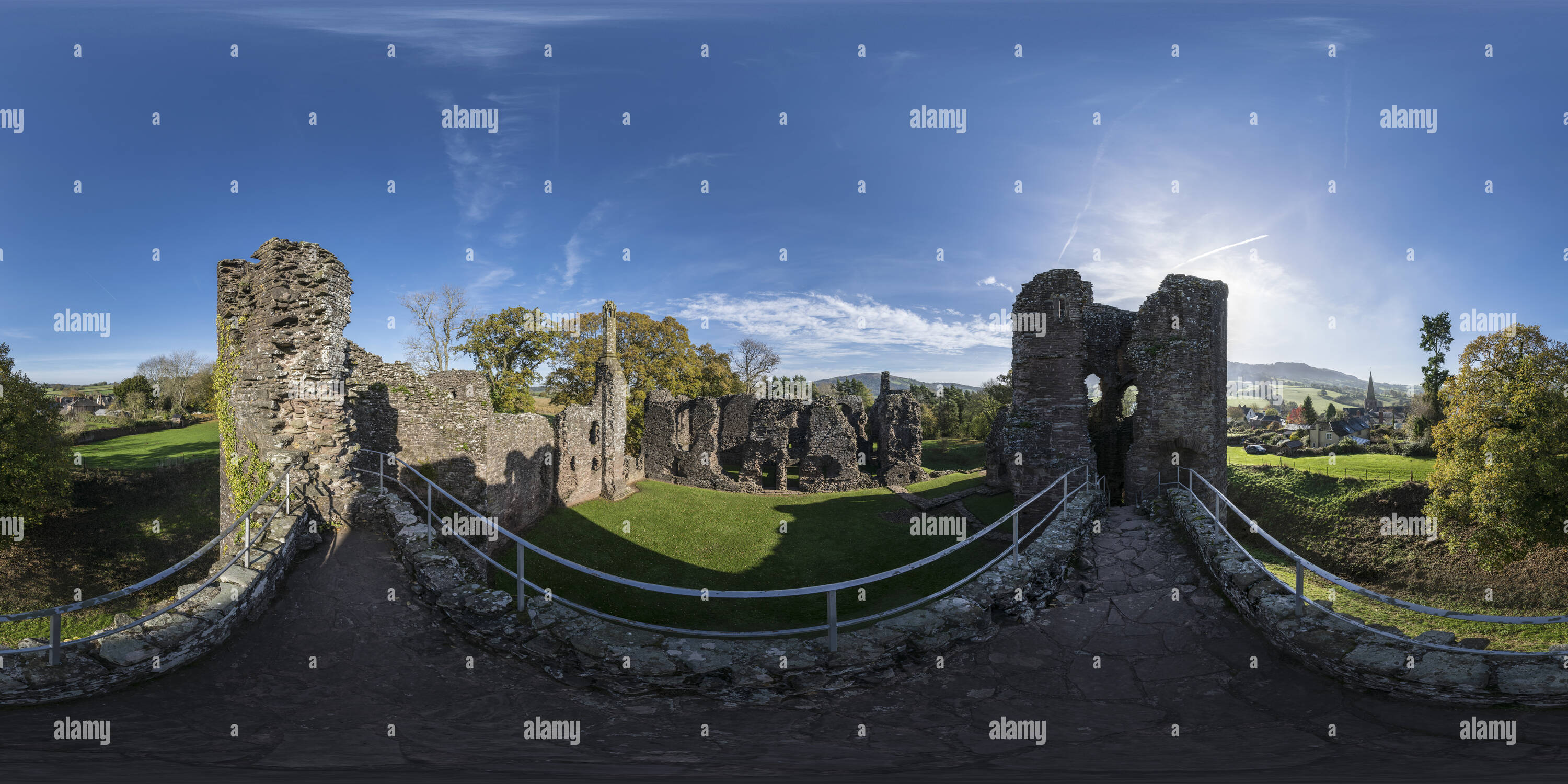 Grosmont castle hi-res stock photography and images - Alamy