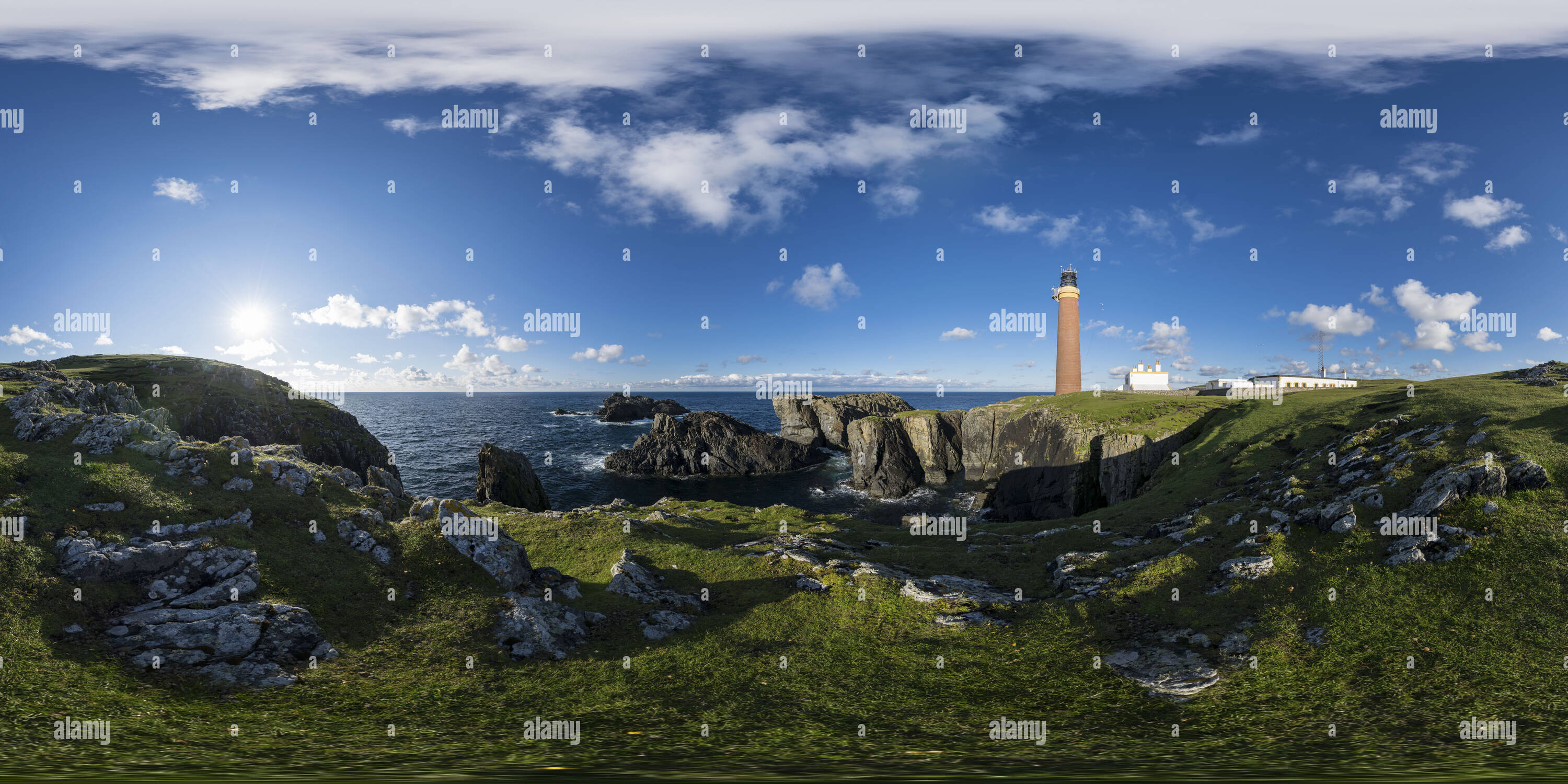 360° view of Butt Of Lewis Lighthouse - Alamy
