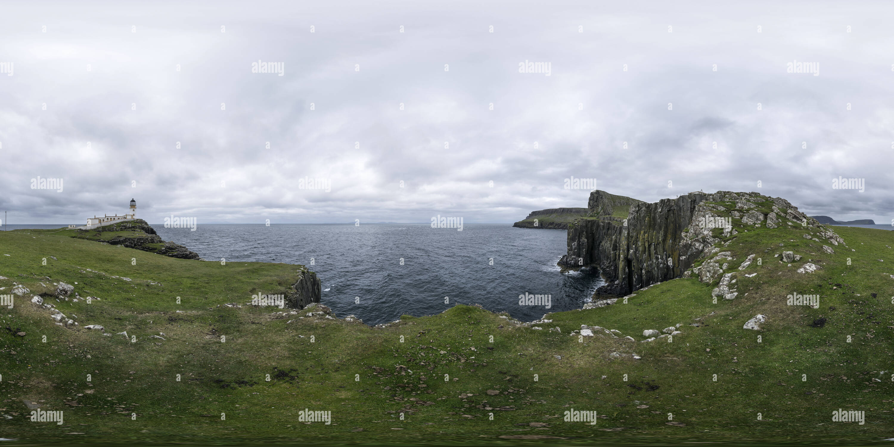 360° view of Neist Point, Duirinish peninsula, Skye - Alamy