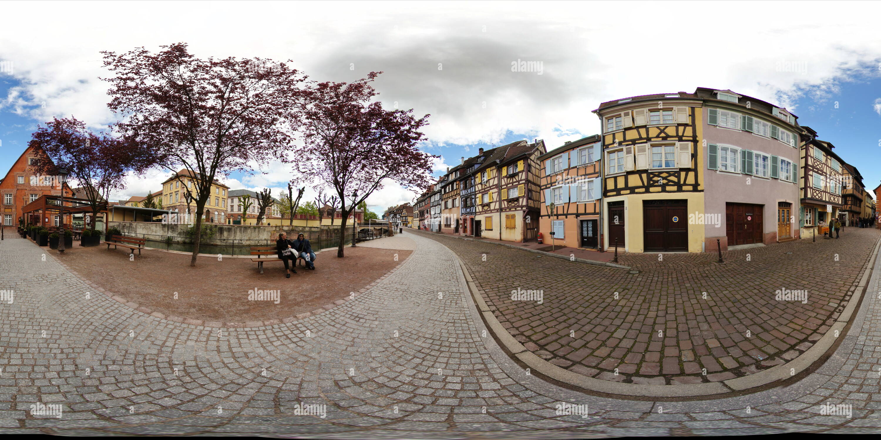360° view of France - Colmar - Quai de la poissonnerie - Alamy