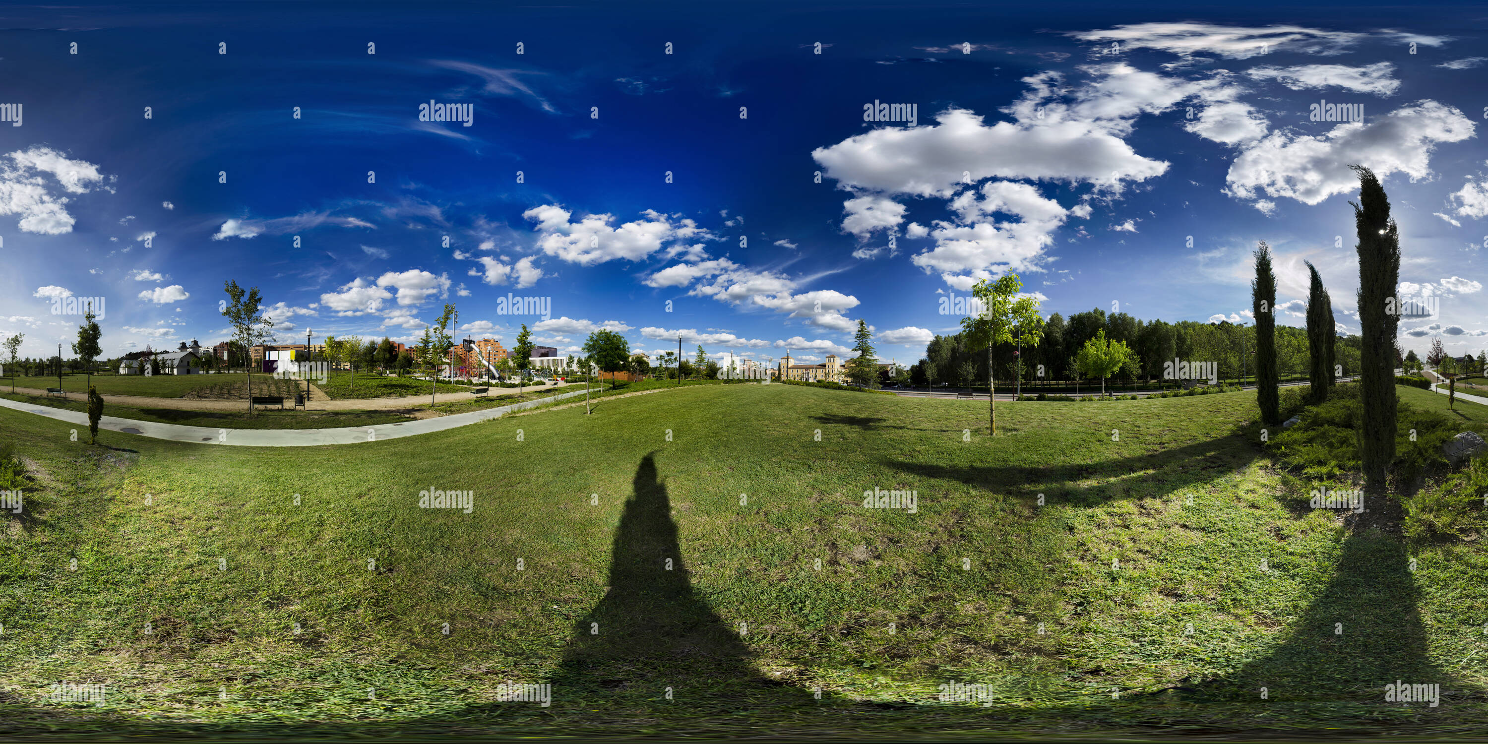 360° view of Parque Villa de Prado - Alamy