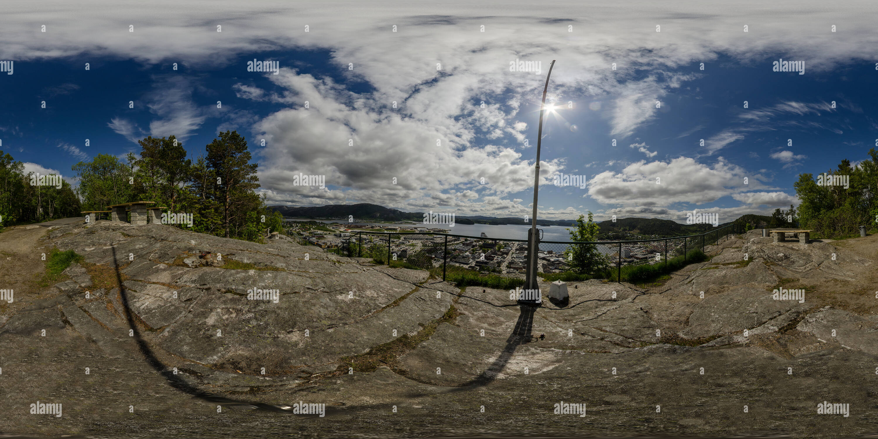 360° view of View from Klompen, Namsos - Alamy