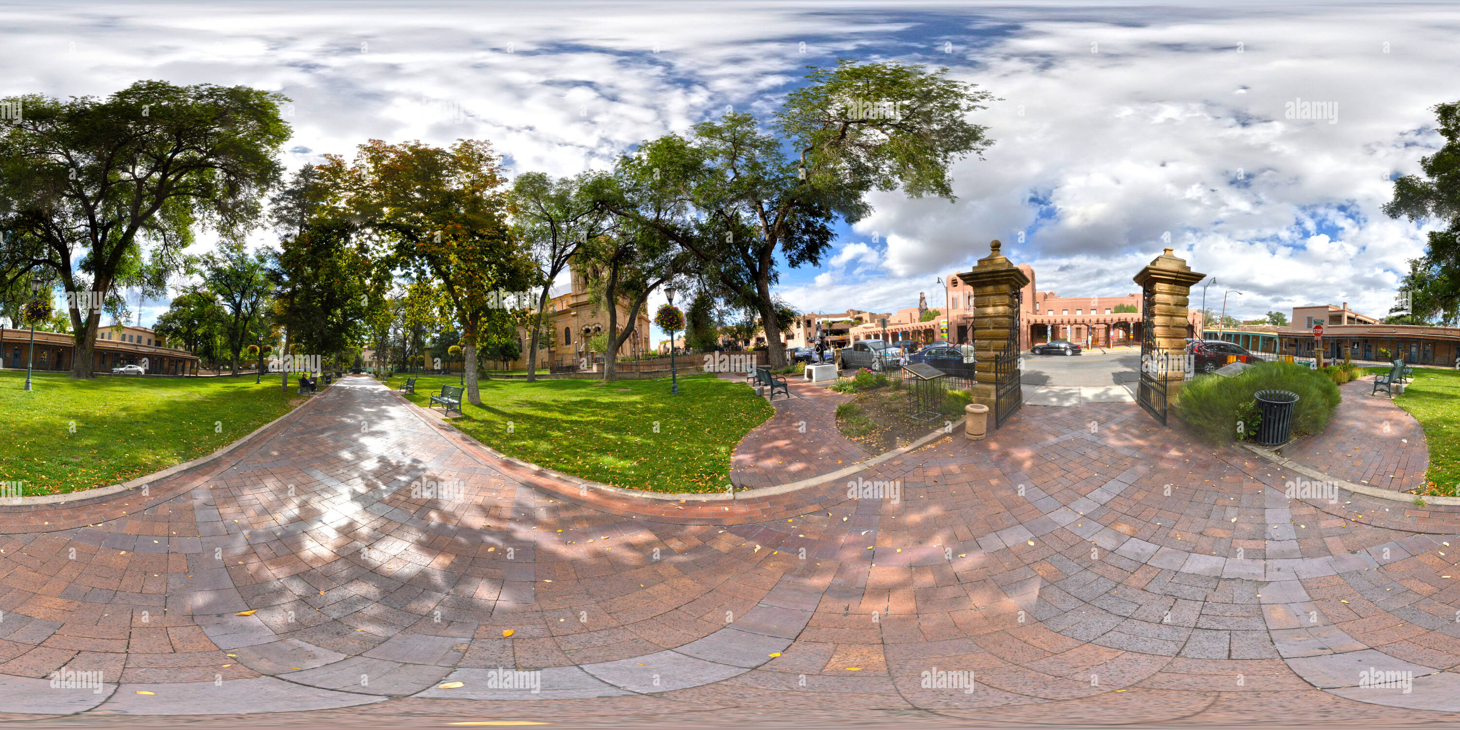 360° view of Cathedral Park Entrance in Santa Fe NM - Alamy