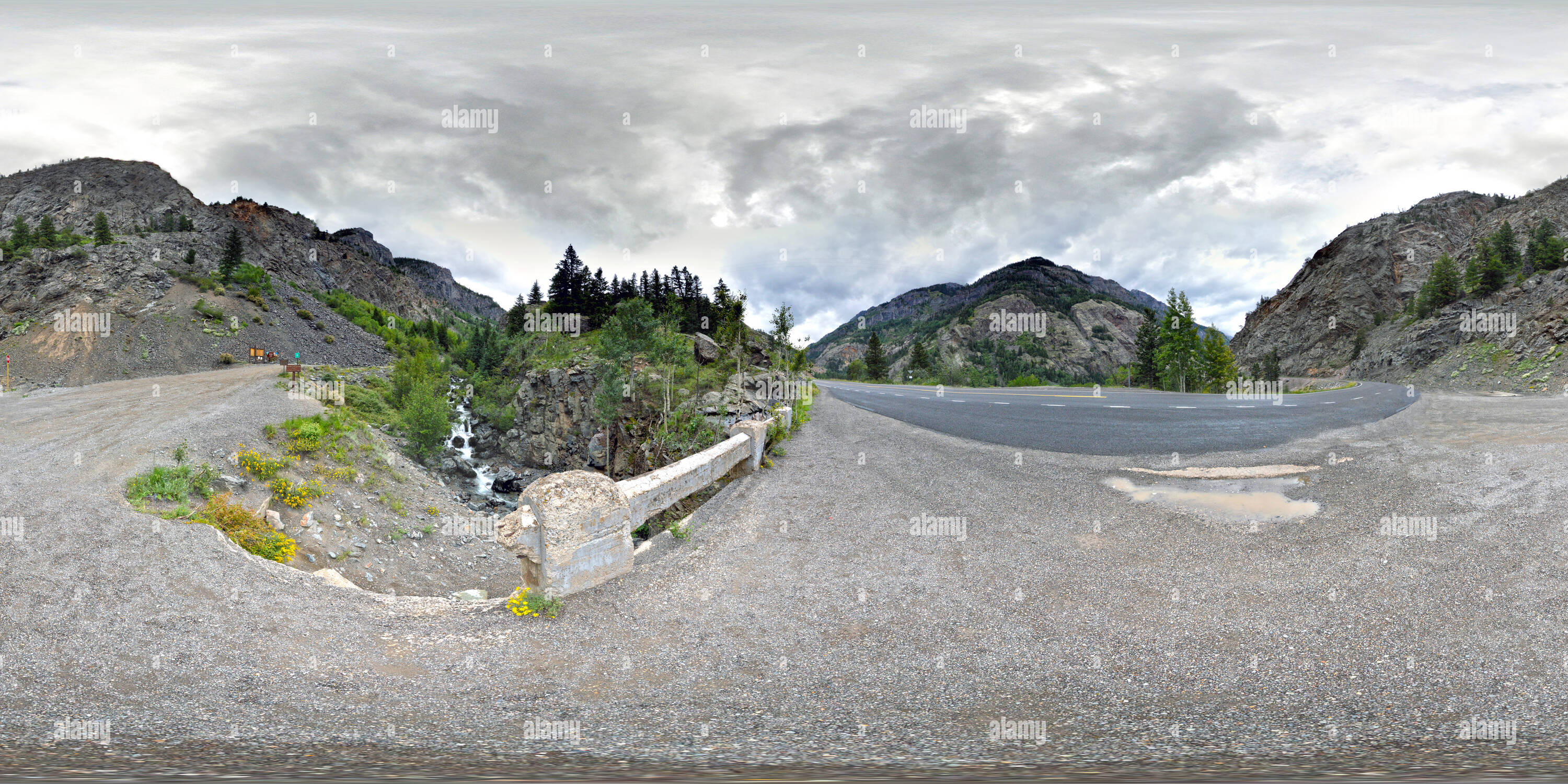 360° view of US-550 Million Dollar Hwy and CO18 - Alamy