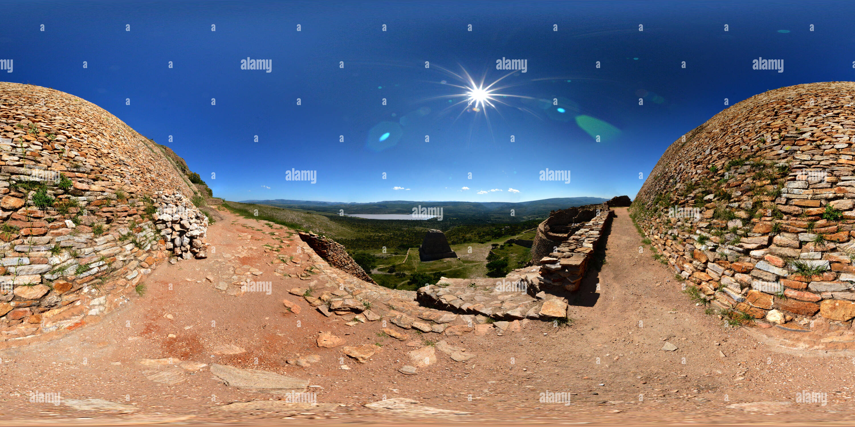 360° view of La Quemada Upper Level - Alamy