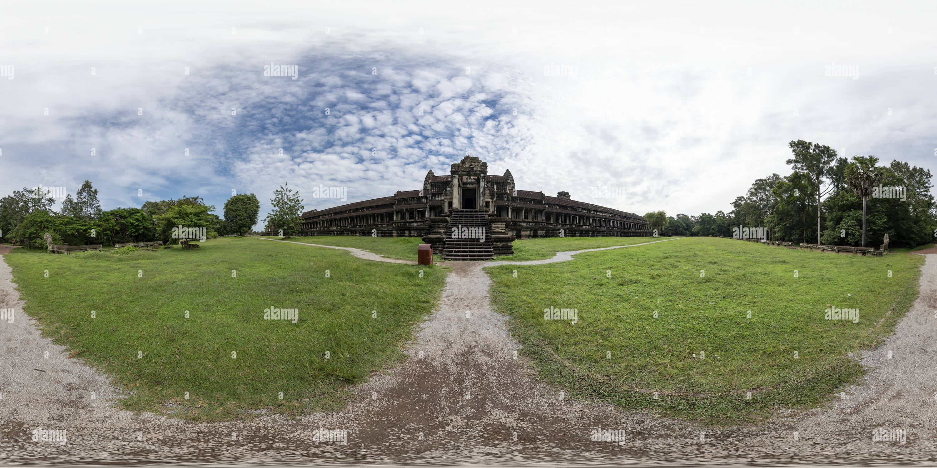 360° view of Angkor Wat temple, south side, Siem Reap, Cambodia - Alamy