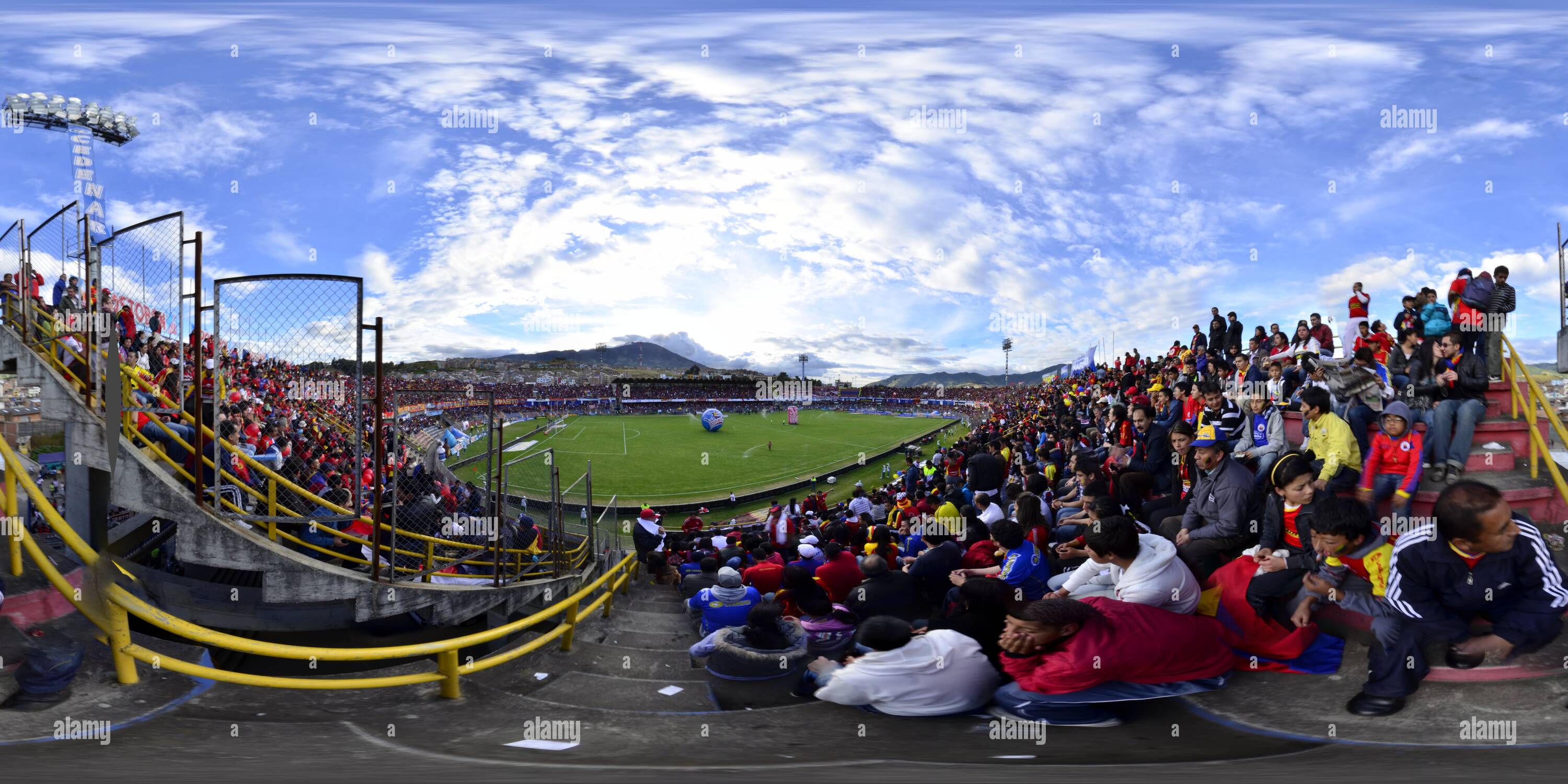 360° view of Libertad Stadium of Pasto - Alamy