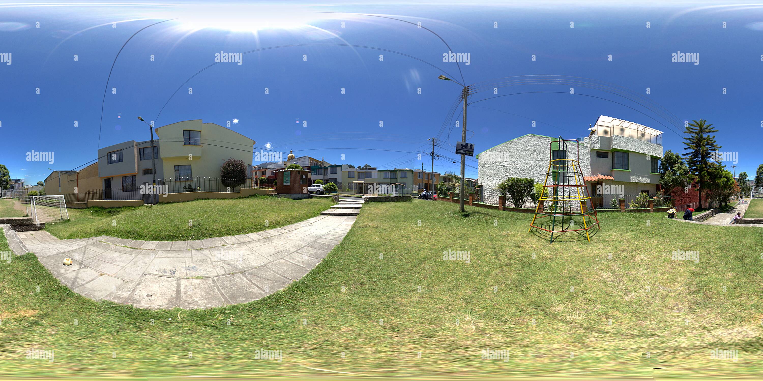 360° view of Parque Barrio El Bosque - Alamy