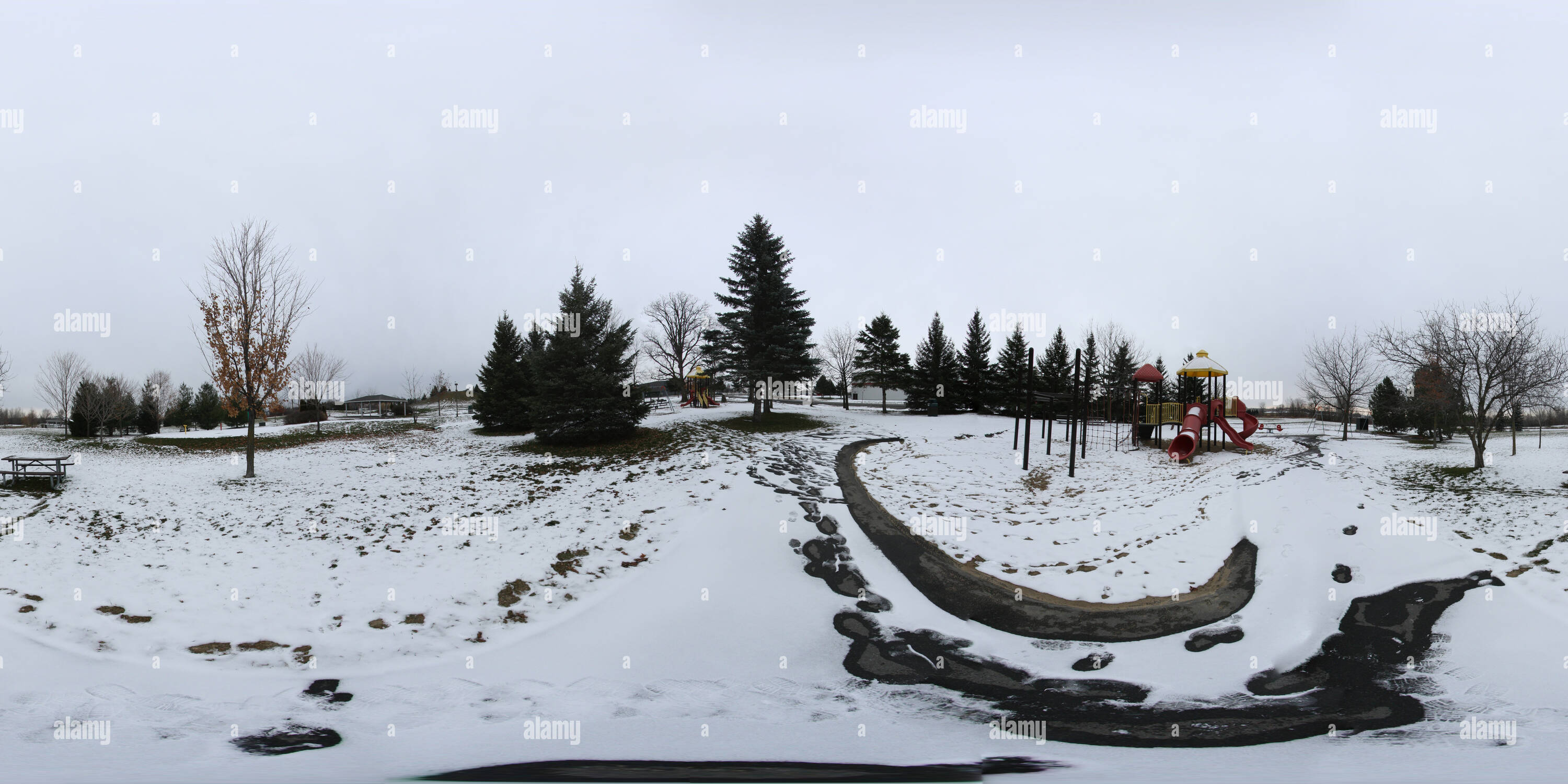 360° view of Walter Baker Park Playgound - Alamy