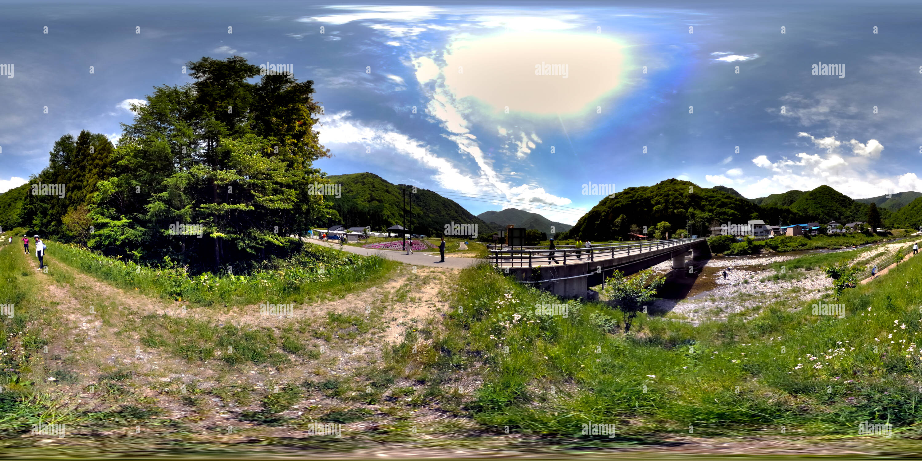 360° view of Fukushima-ken, Minamiaizu-gun, Minamiaizu-machi, Tanose ...