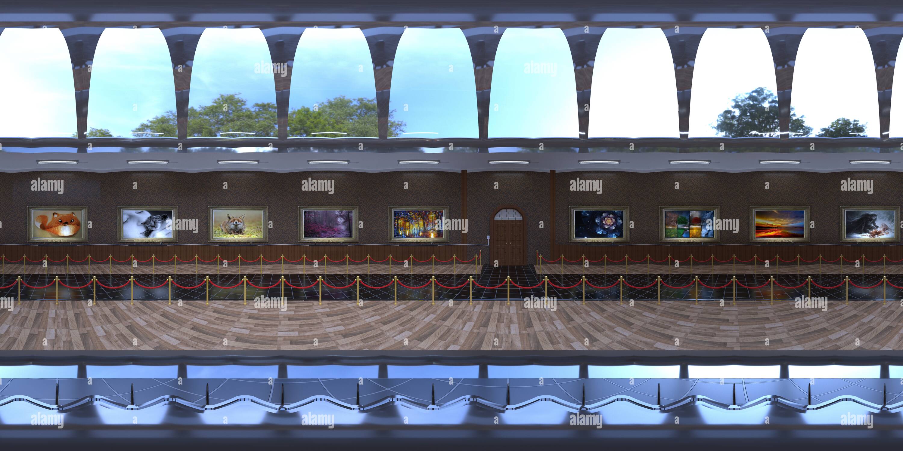 360° view of The Art Museum - Alamy