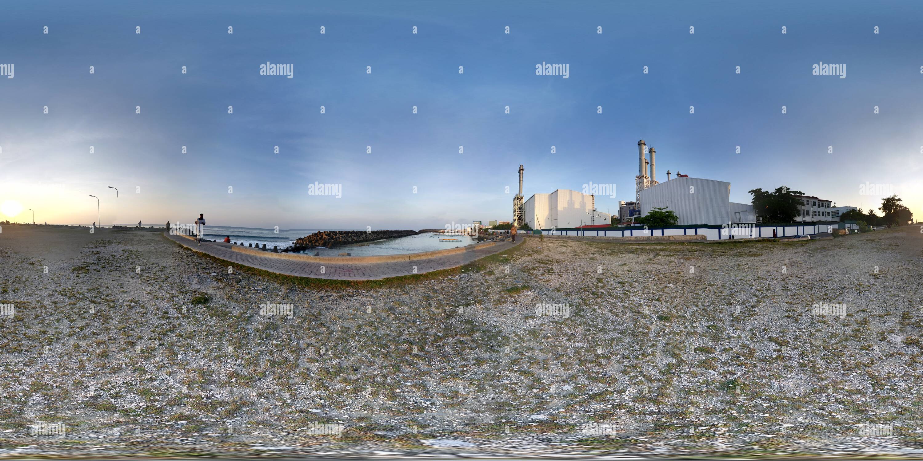 360° view of Male' Swimming track Area - Alamy