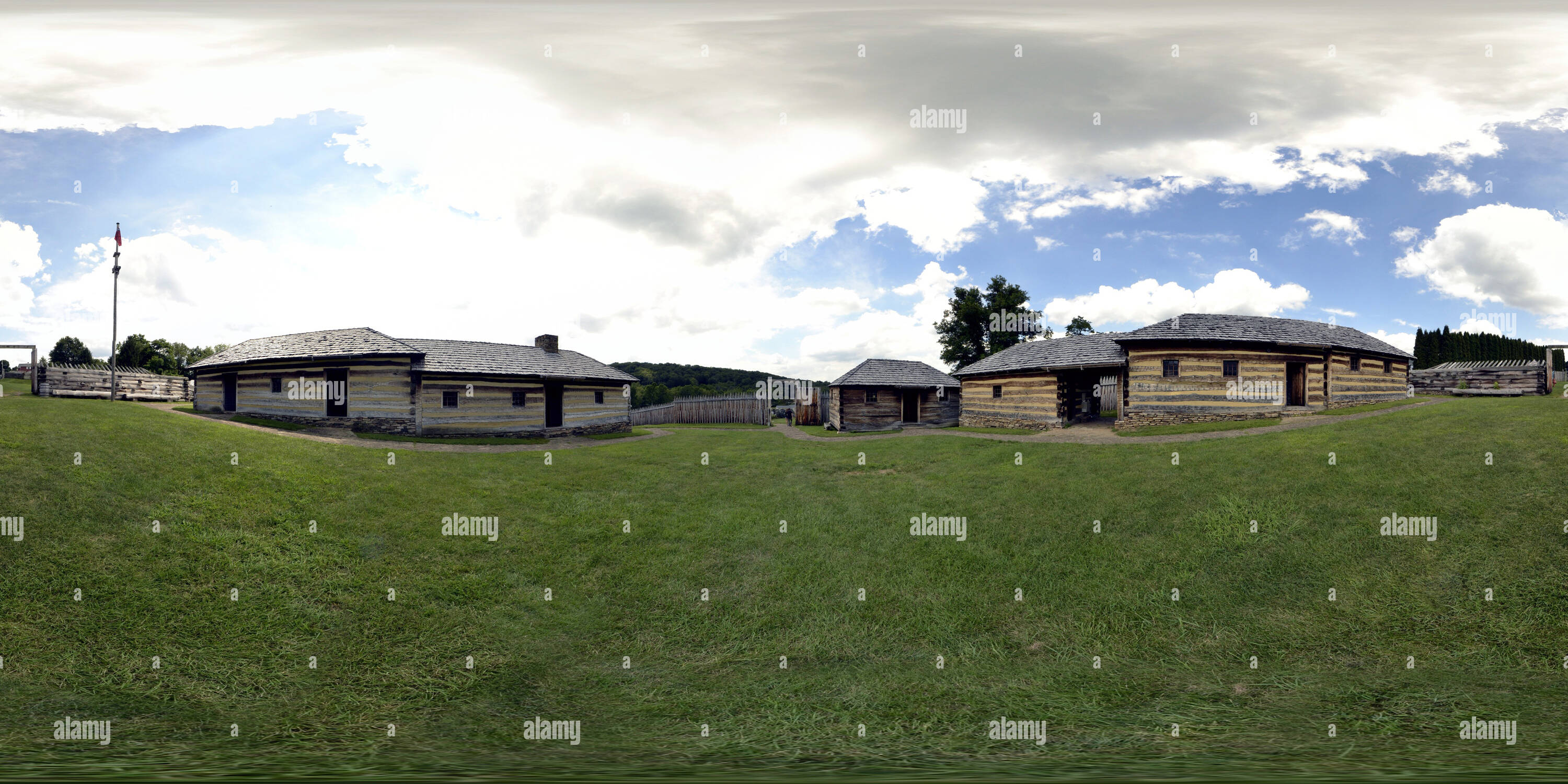 360° view of Fort Ligonier - Ligonier, Pennsylvania - Alamy