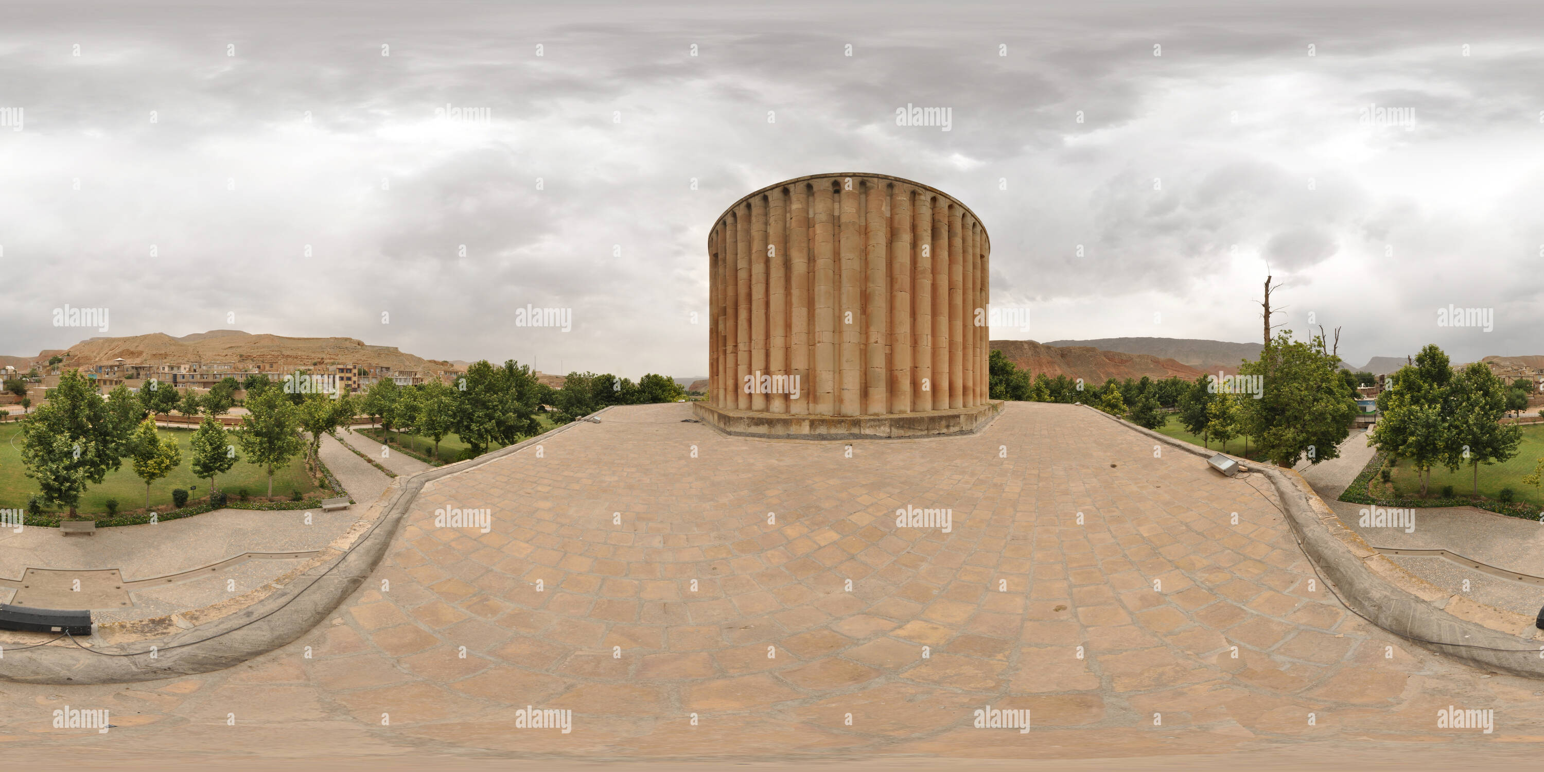 360° view of Khorshid Castle Roof 1 - Alamy