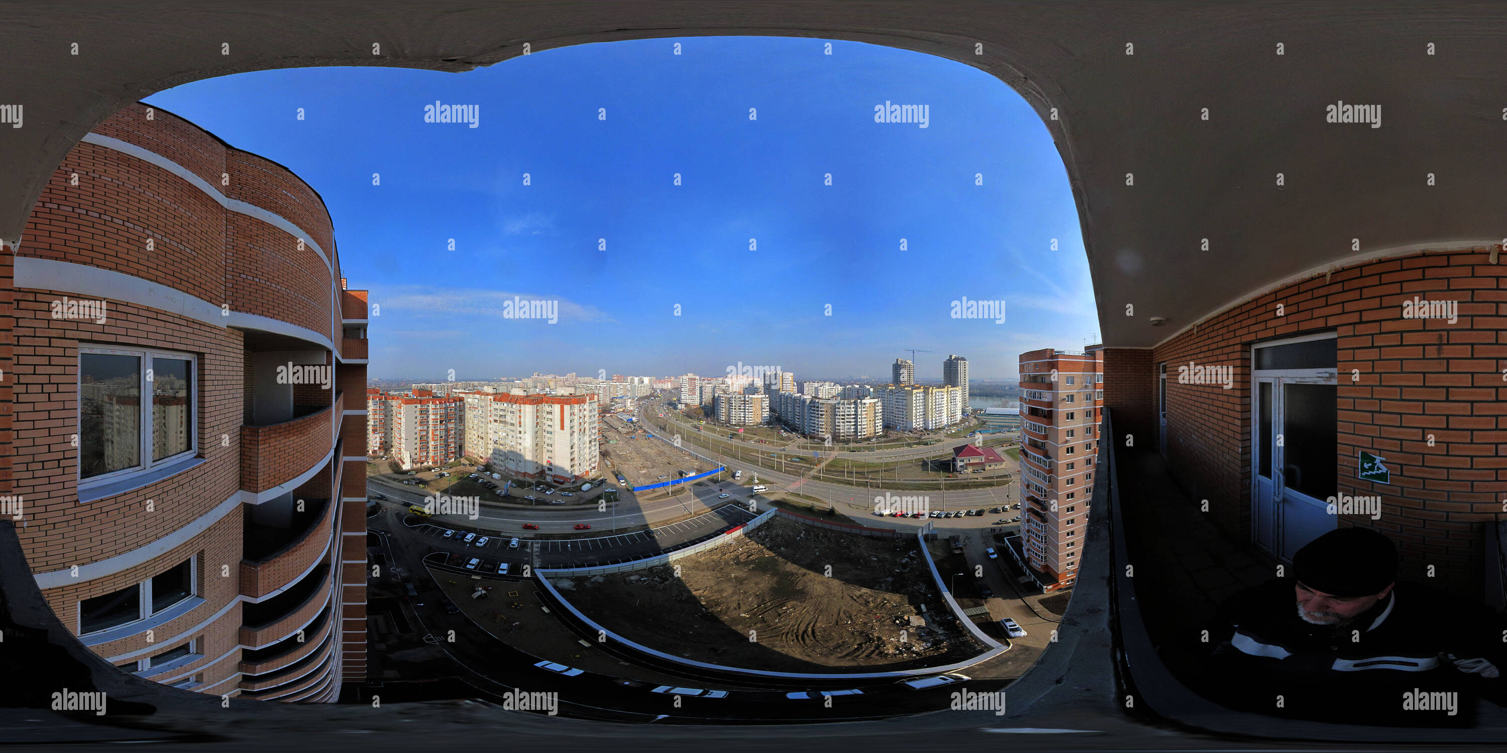 360° view of View from the new building 16th floor - Alamy