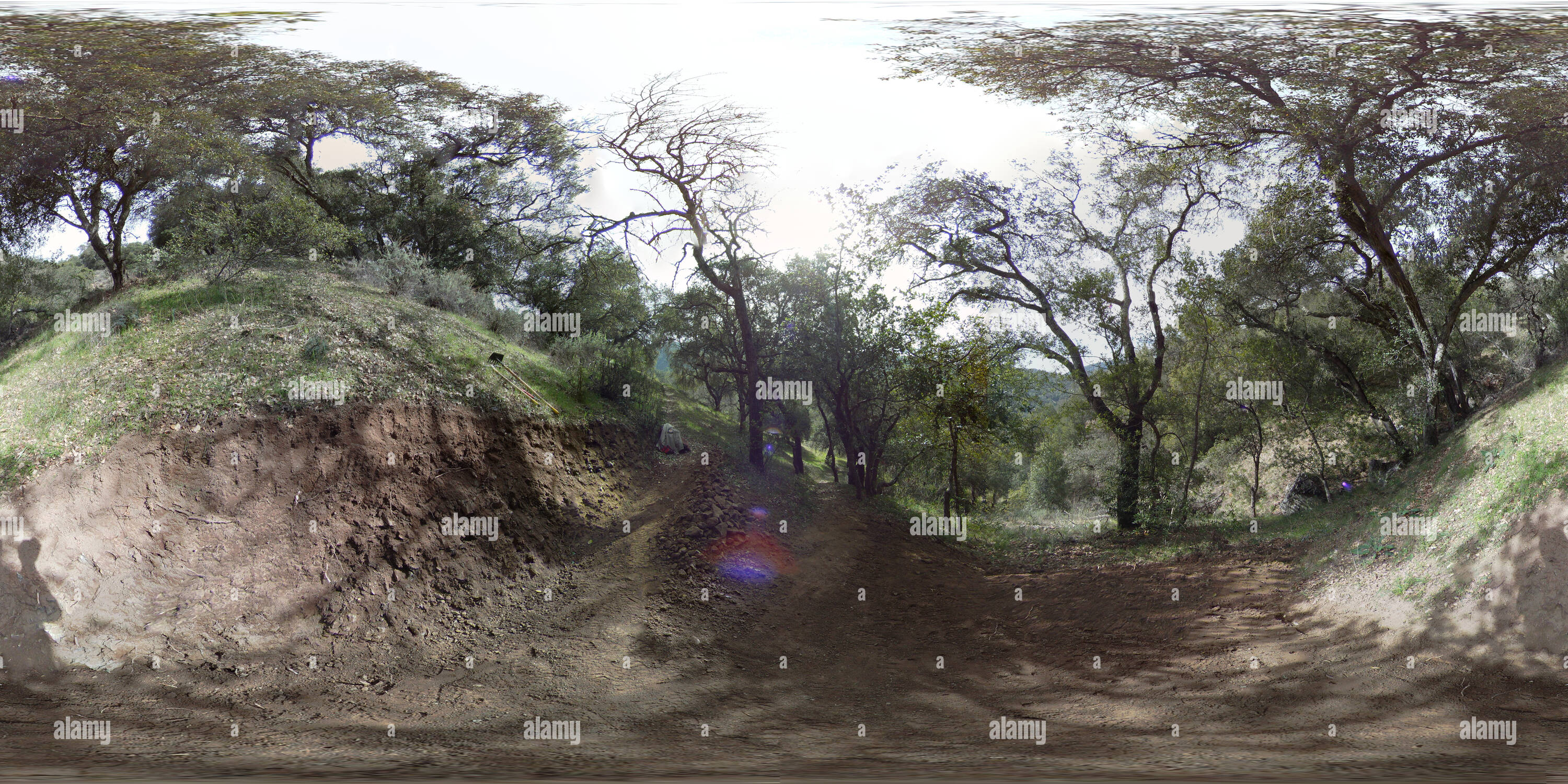 360° view of Cullen Spring Trail; First Switchback - Alamy