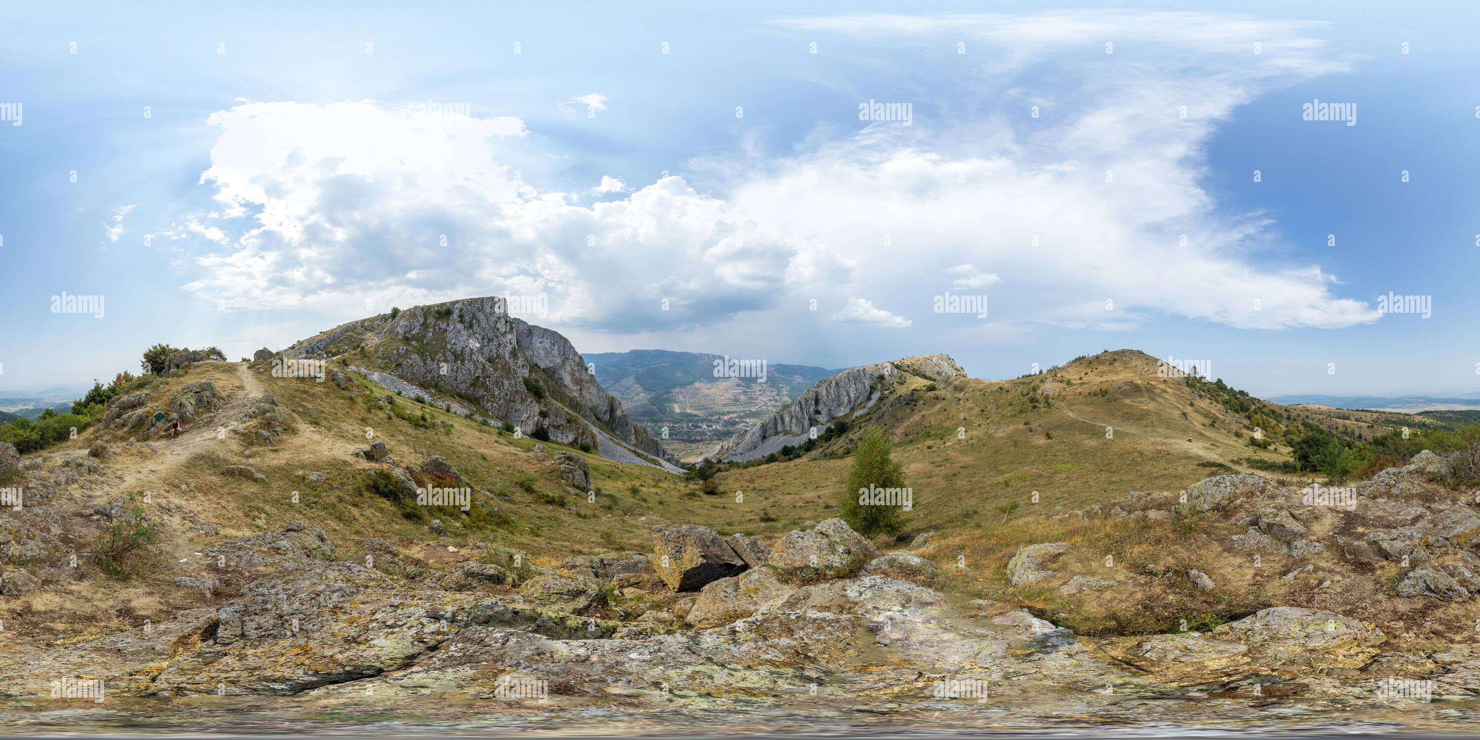 360° view of Székely-Stone on top - Alamy