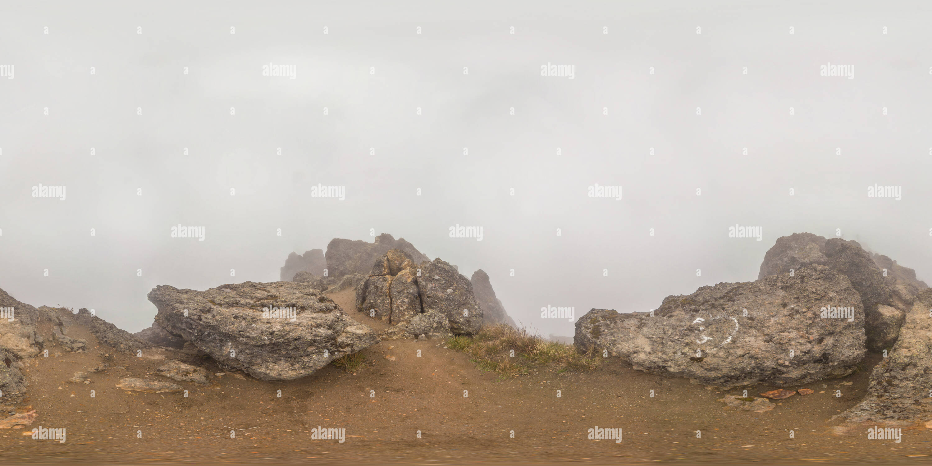 360° view of ECUADOR - Rucu Pichincha Volcano Summit 2 - Alamy