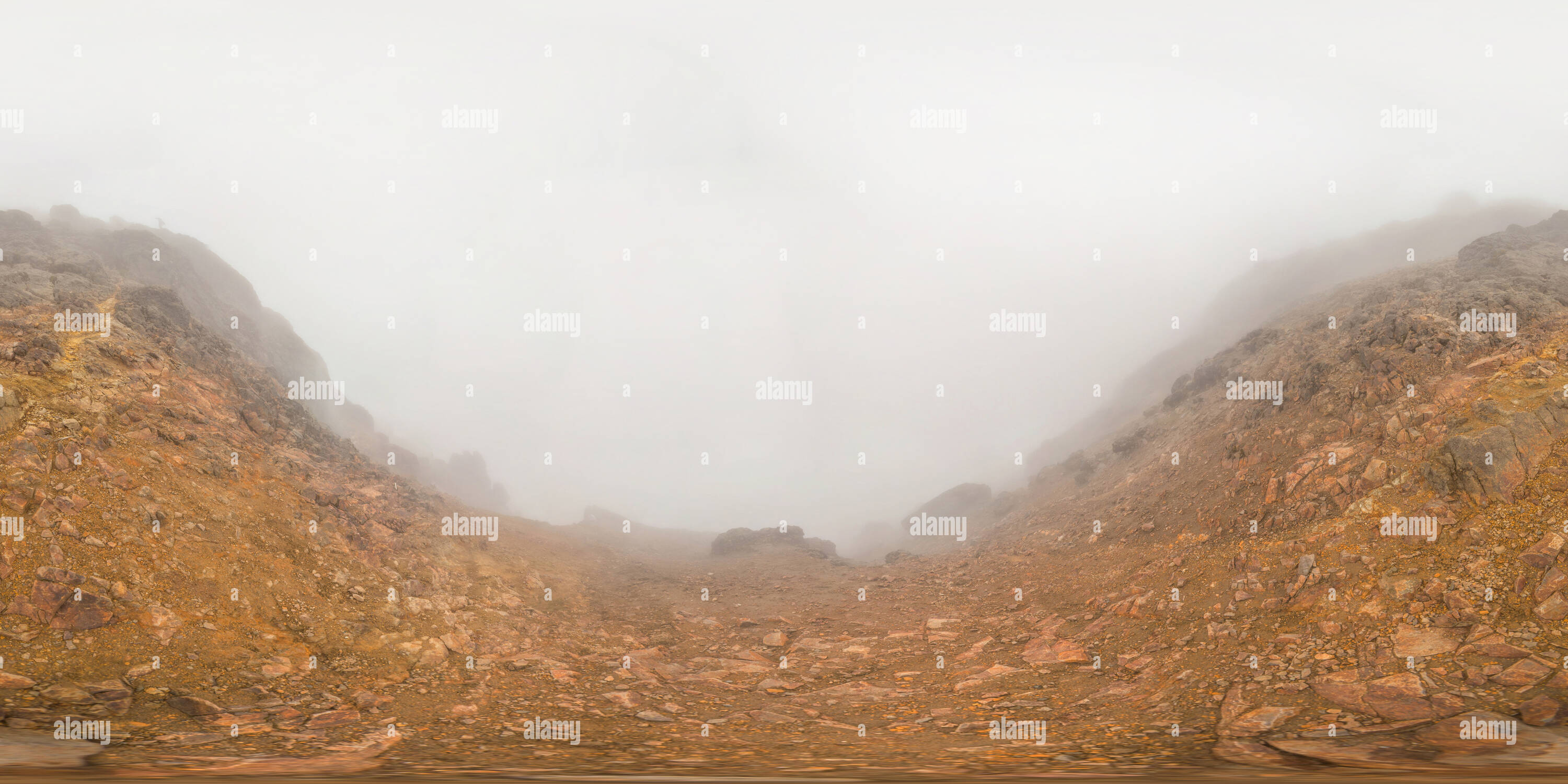 360° view of ECUADOR - Rucu Pichincha Volcano Hiking Trail 8 - Alamy