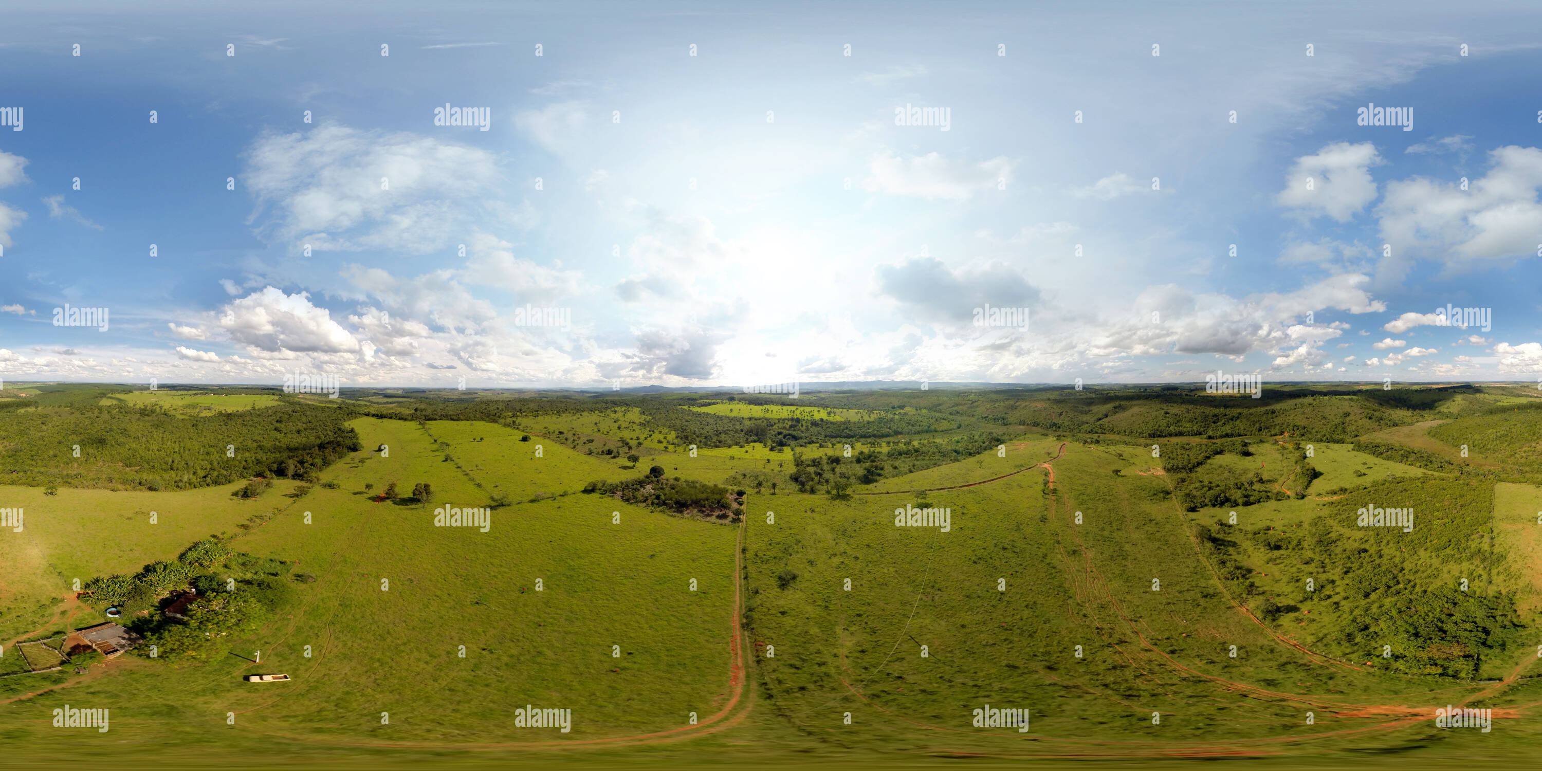 360° view of Aerial 360 panoramic photo - Alamy