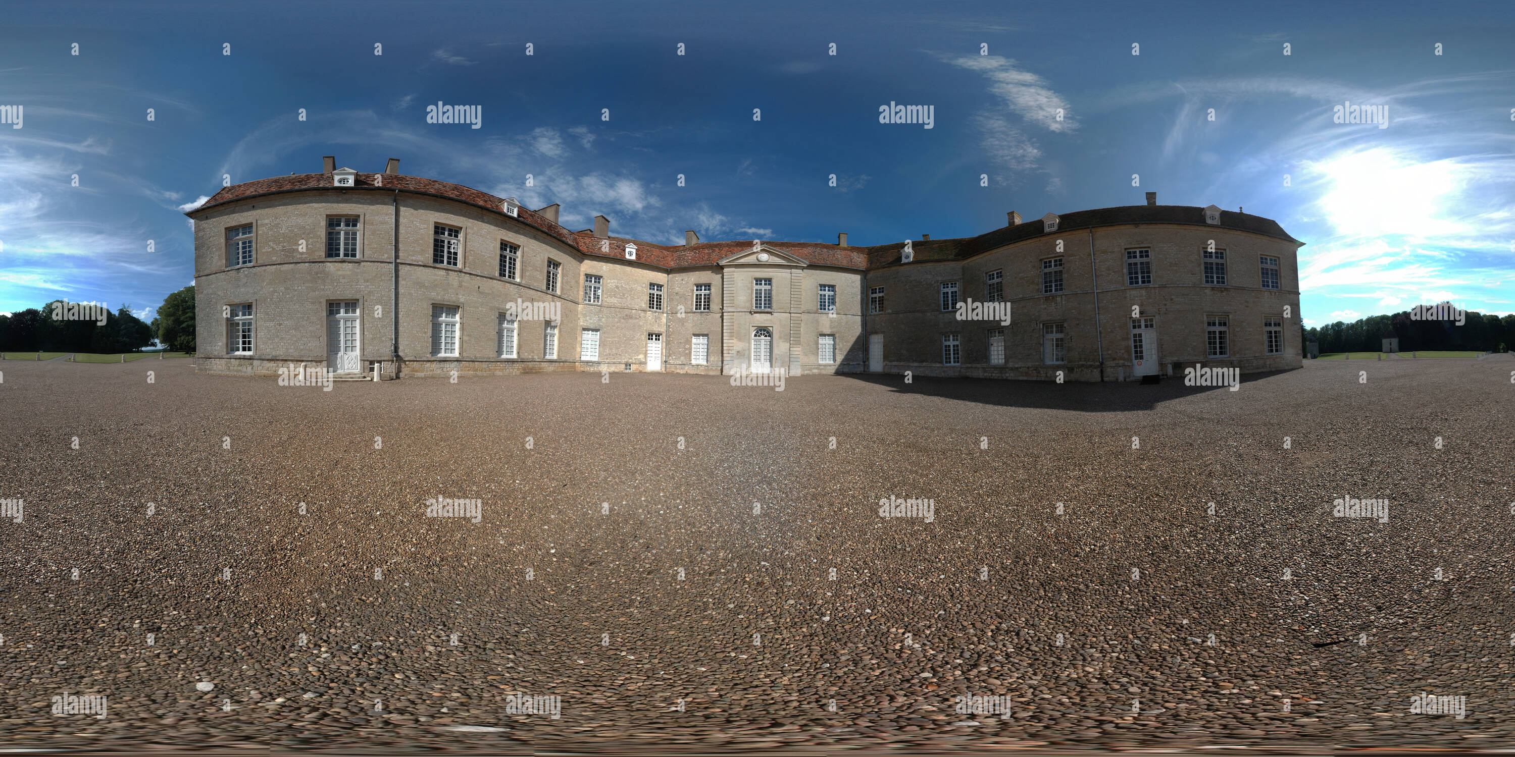 360° view of Castle of Ray-sur-Saone - Alamy