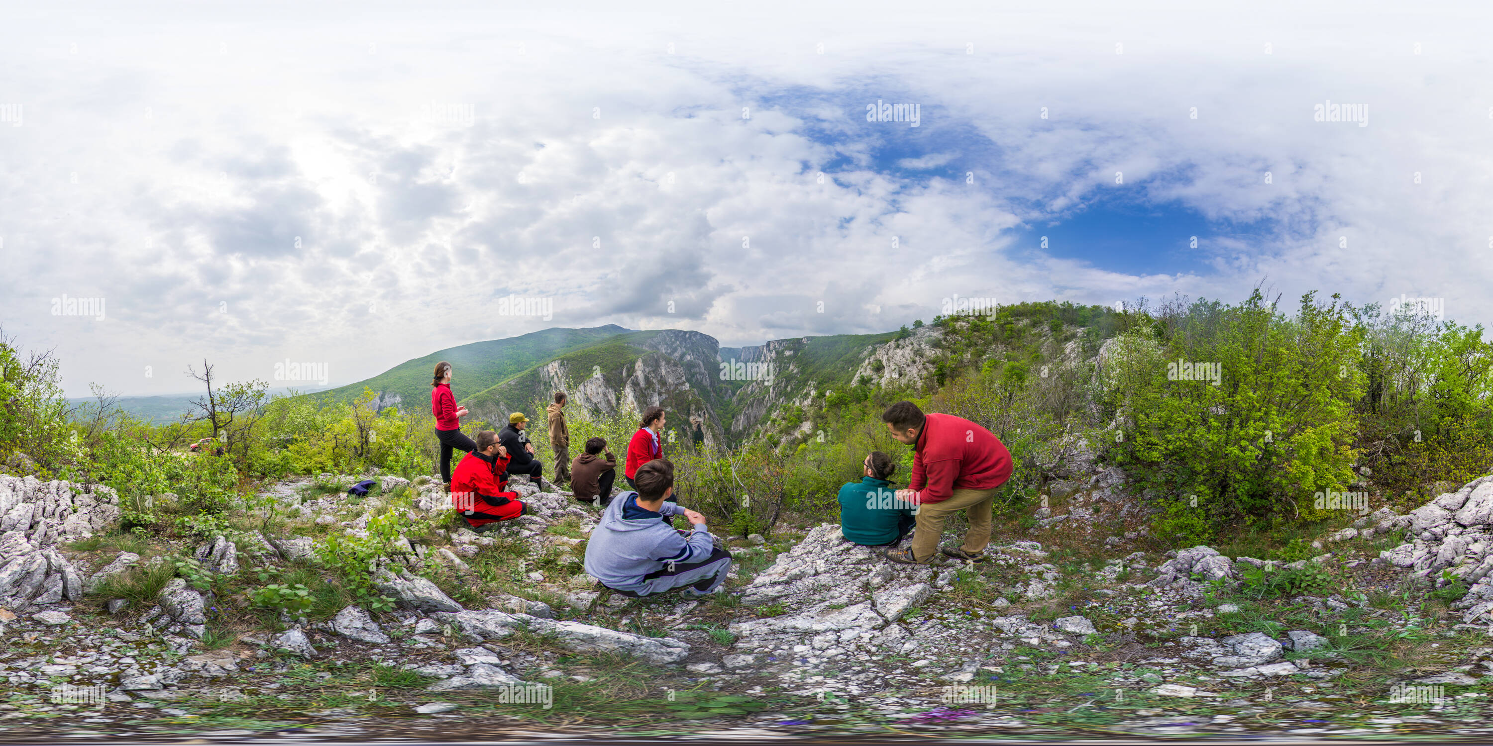 360° view of Look at the Lazarev canyon - Alamy