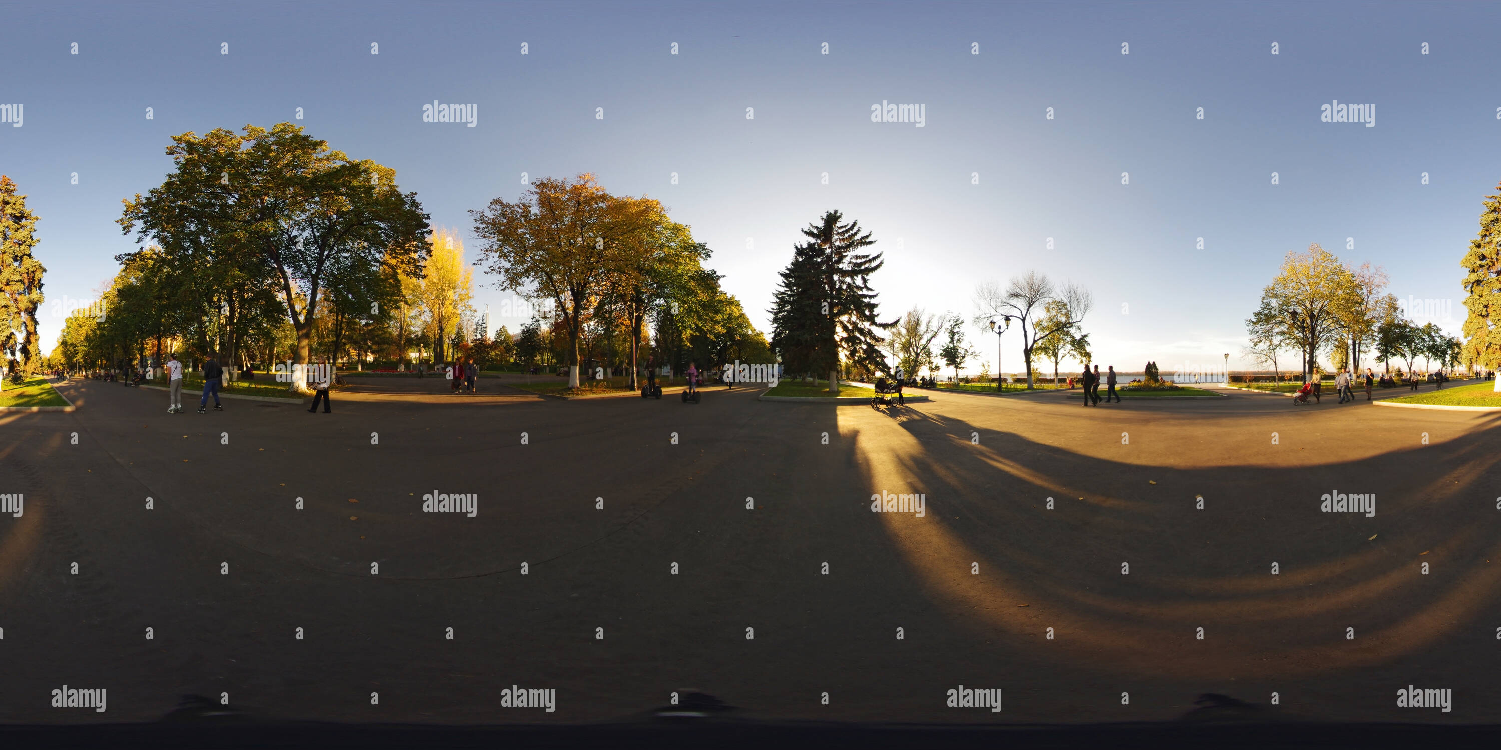 360° view of The fourth stage of the Samara seafront. gorod360.com - Alamy