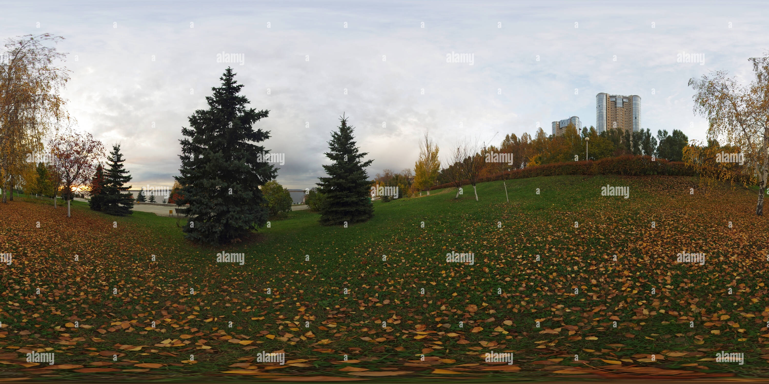 360° view of Samara Quay. gorod360.com - Alamy