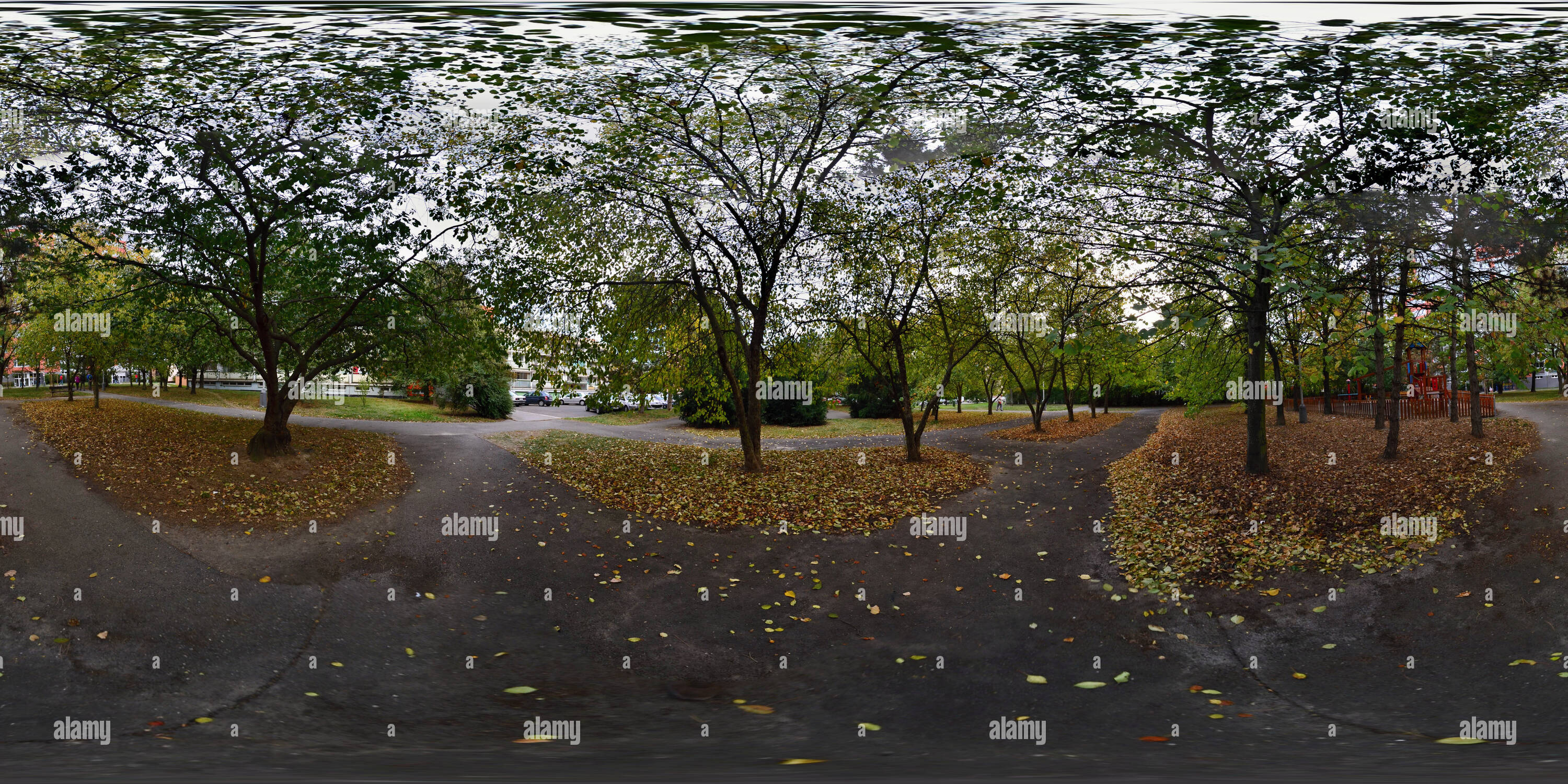 360° view of Park in Prague 11, Háje - Alamy