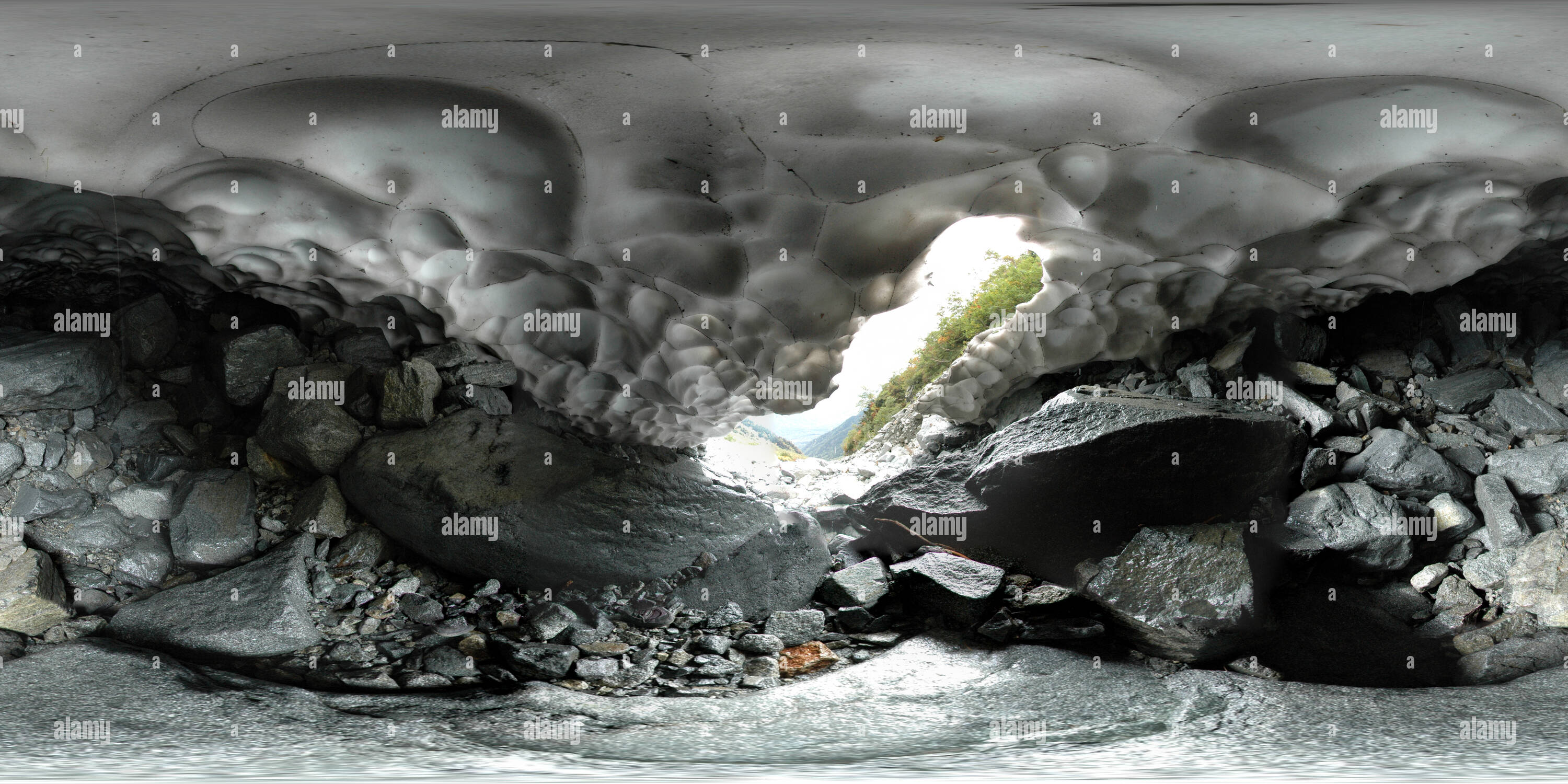 360° view of Perpetual snow in Dakesawa - Alamy