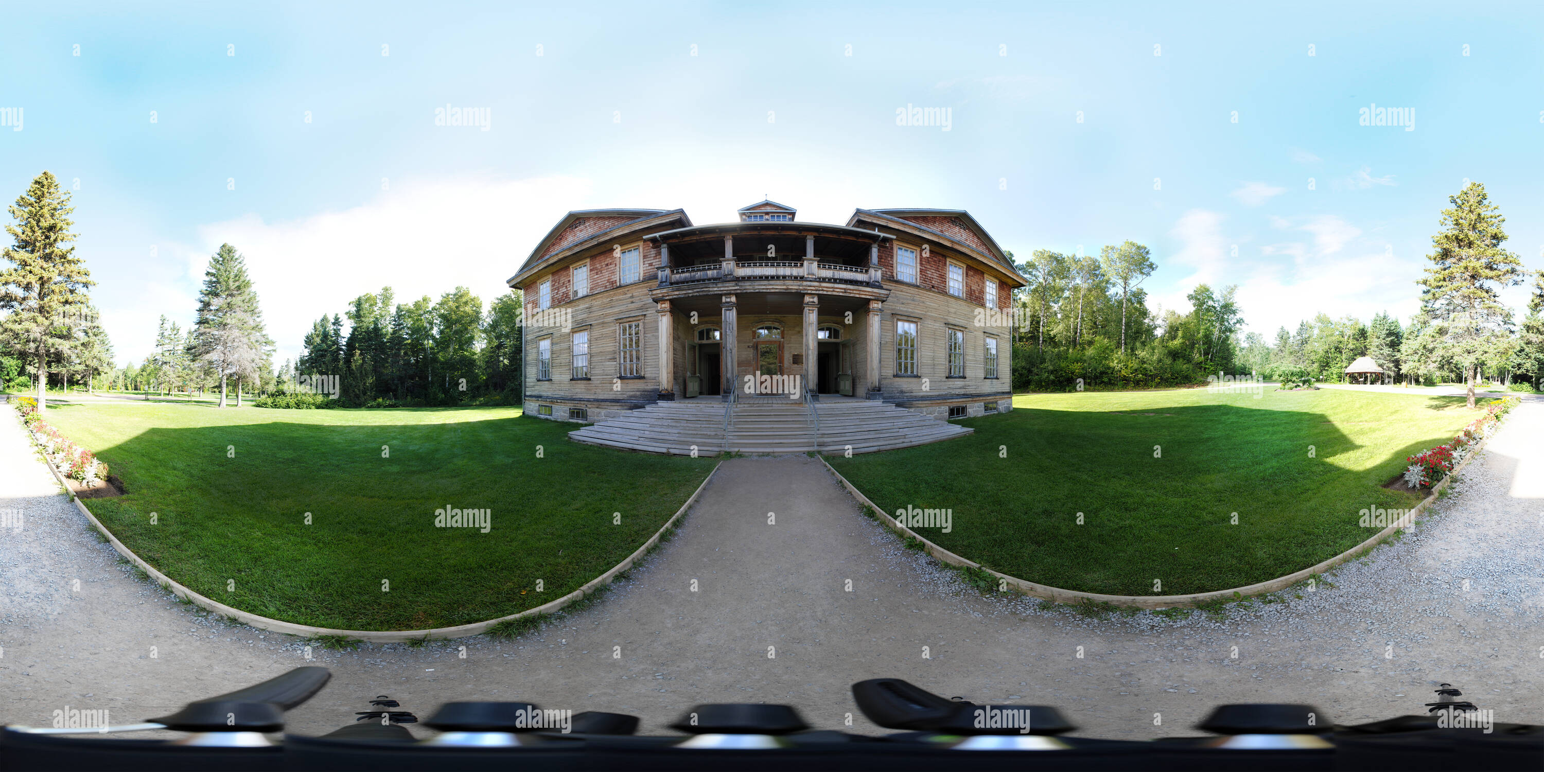 360° view of Val-Jalbert village (couvant - Alamy